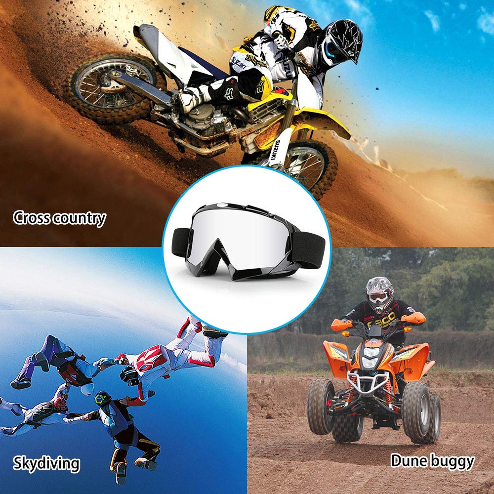 Dirt Bike Helmet Motorcycle Motocross Racing Goggles MX MTB ATV Dirt ...