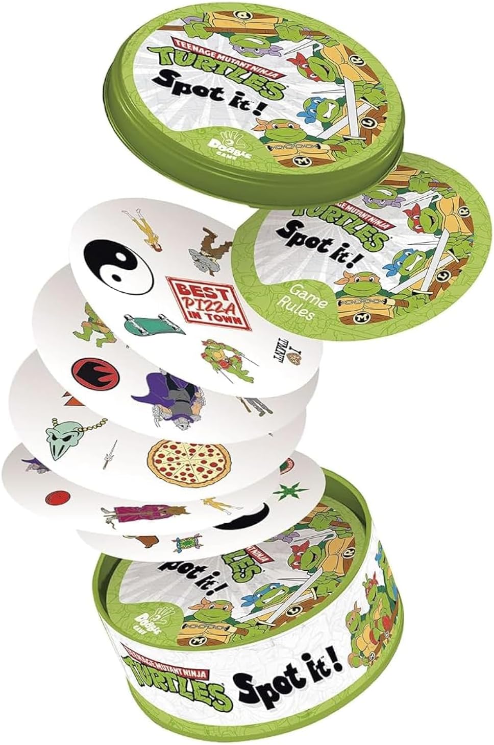 Dobble Spot It! Teenage Mutant Ninja Turtles | Card Game | Ages 6+ | 2 ...