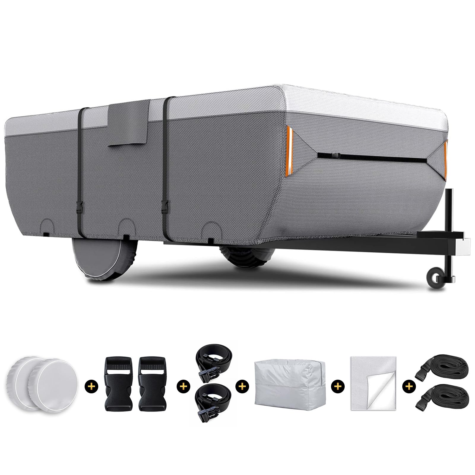 Amazon.com: OVCRNIBI Pop Up Camper Covers Fit 8'-10',7 Layers ...