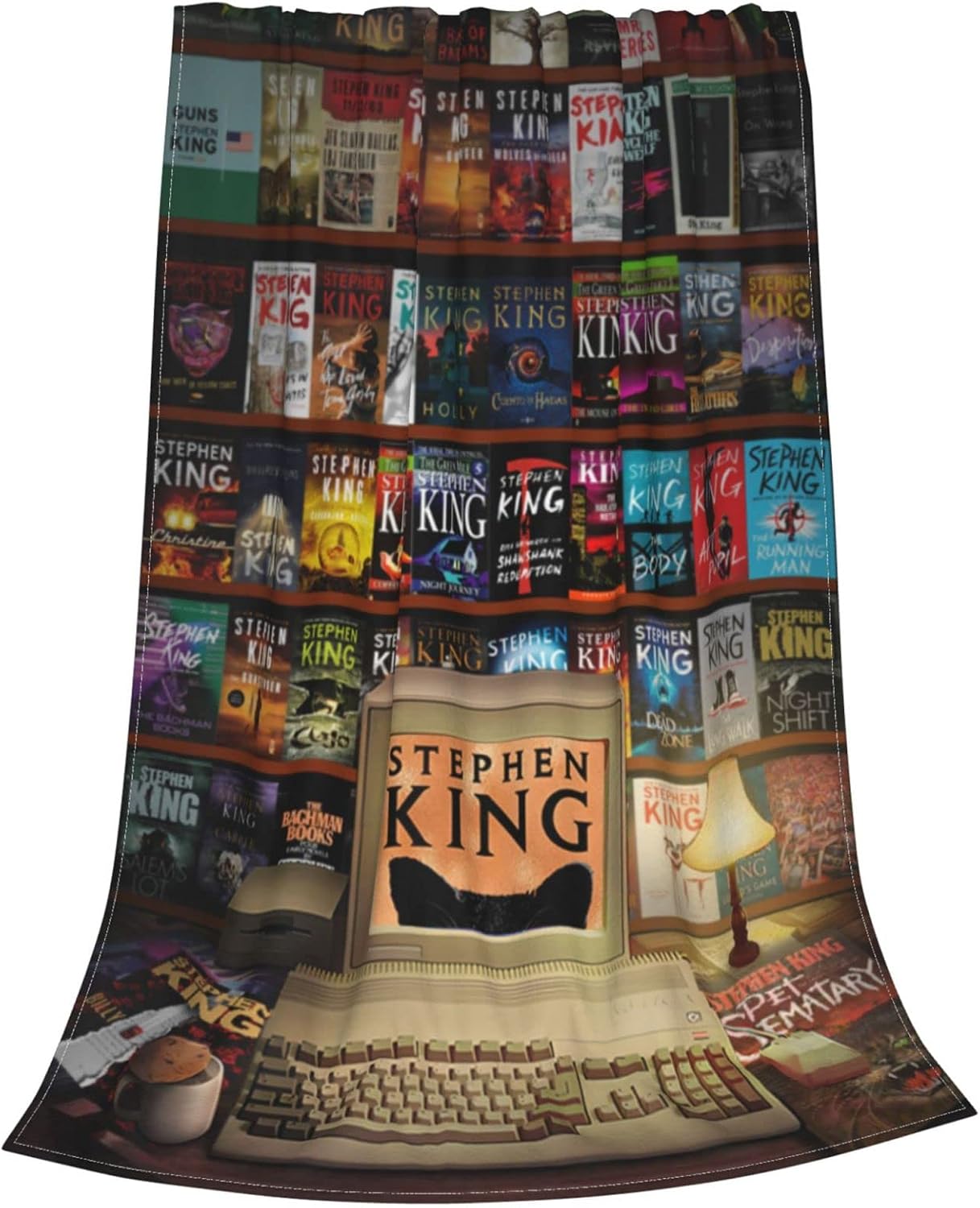 Amazon.com: The King Full Collection Horror Books Blanket Warm Soft ...