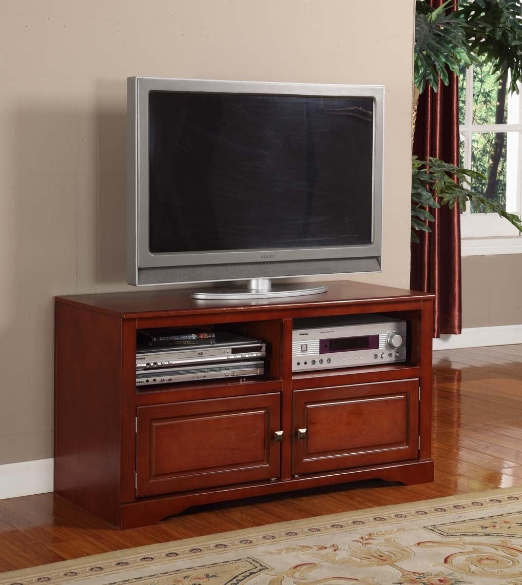 Amazon.com: King's Brand Wood Plasma TV Console Stand Entertainment ...