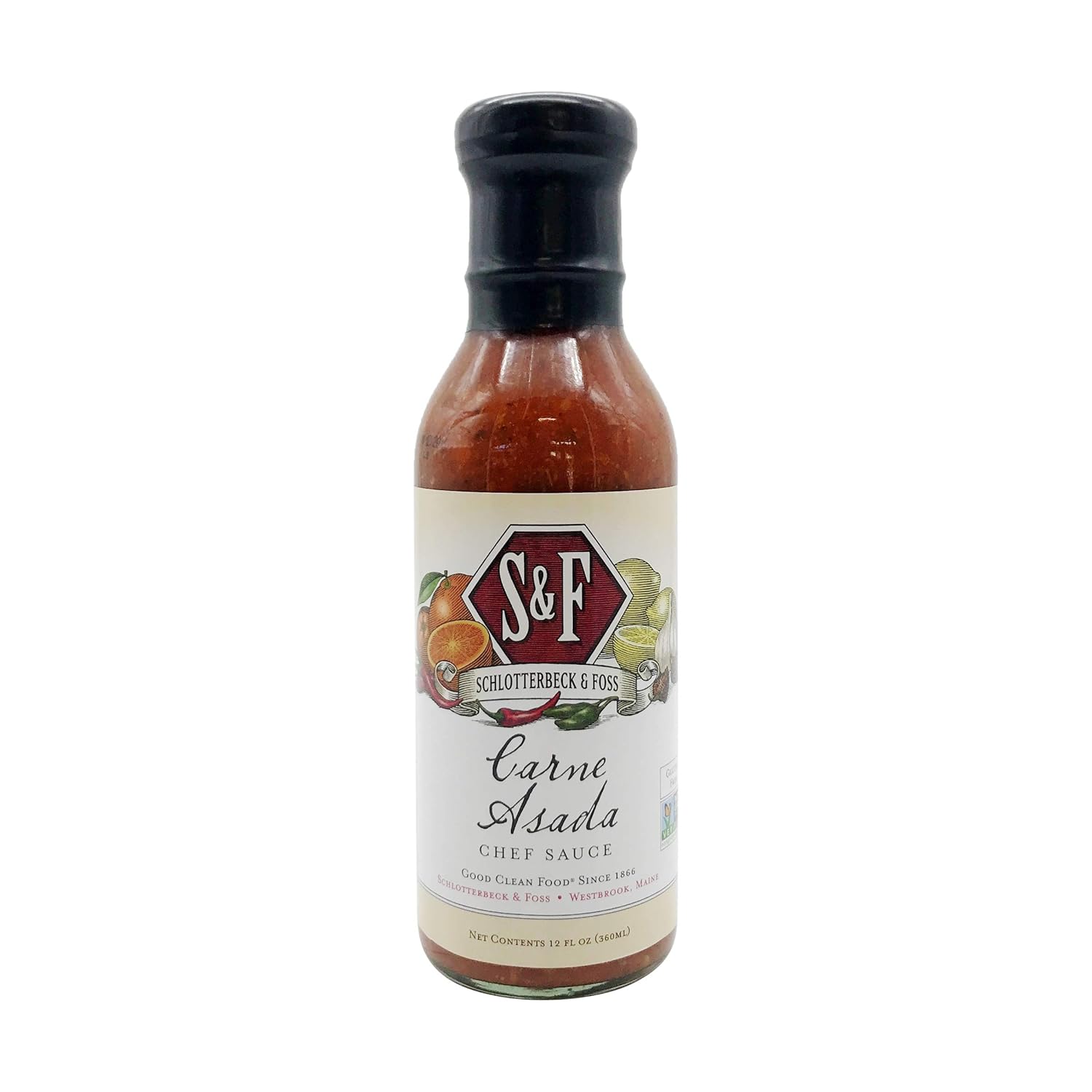 Amazon.com : SCHLOTTERBECK & FOSS Carne Asada Sauce, 12 FZ : Grocery ...