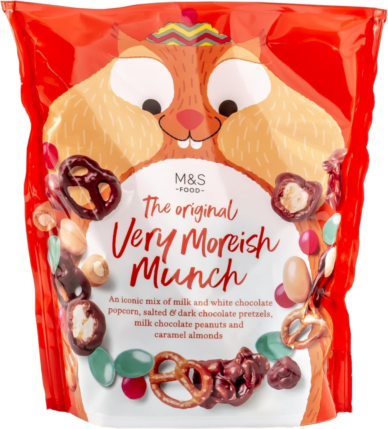 M&S The Original Very Moreish Munch Chocolate, Fudge & Pretzel, Nut ...