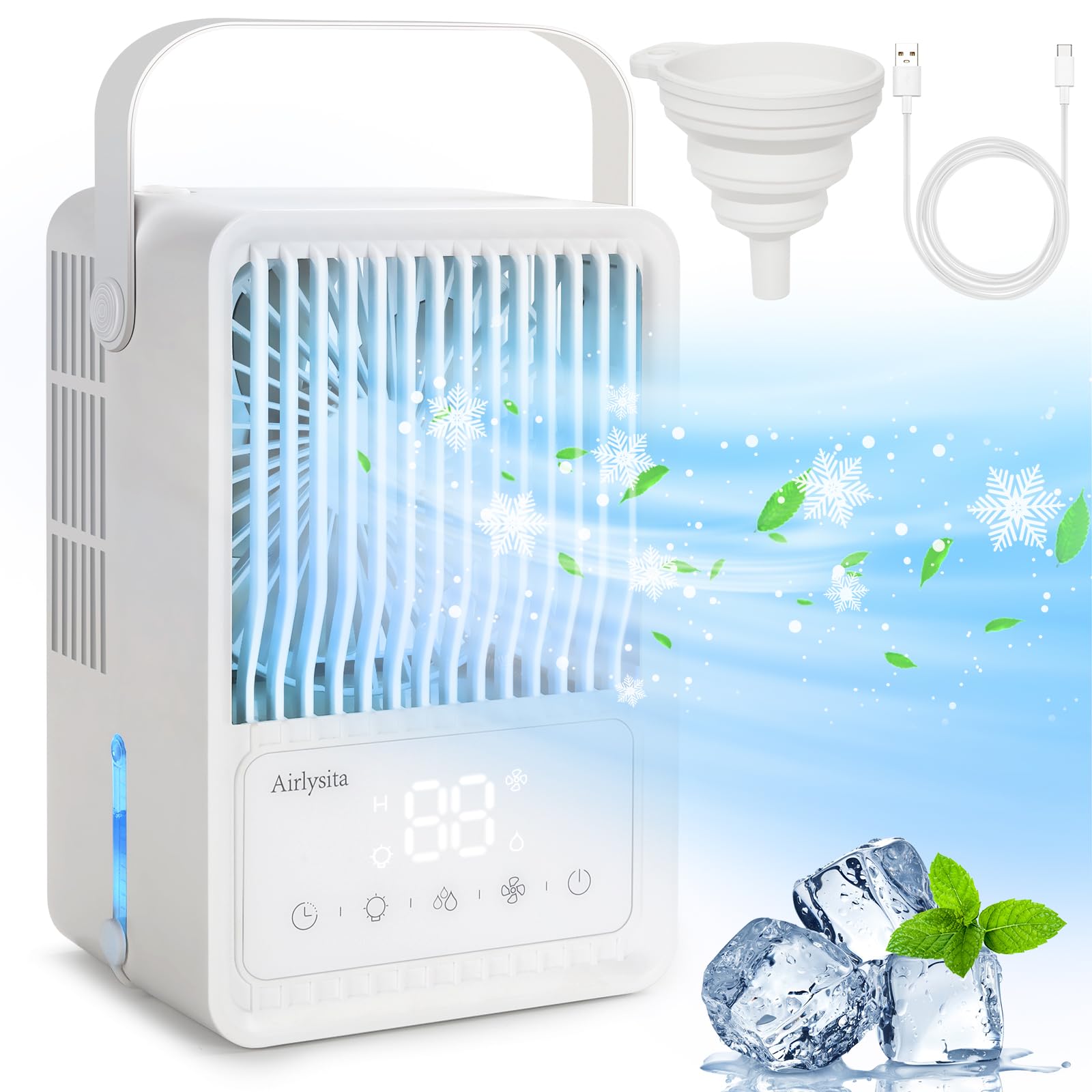 Amazon.com: Portable Air Conditioners, Airlysita Evaporative Air Cooler ...