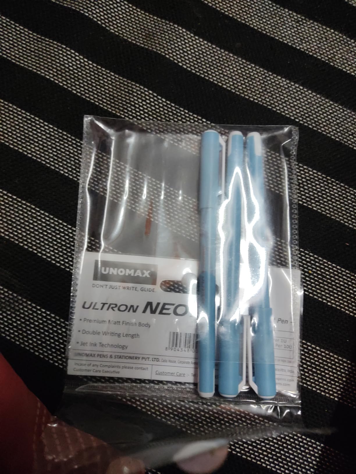 UNOMAX Ultron Neo 2x Ball Pen Pack of 10 (Blue) | Elevate Your Writing ...