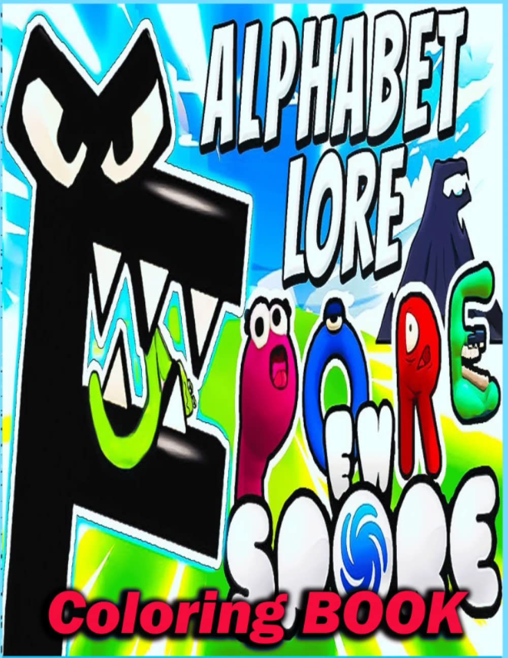 Alphabet Lore Coloring Book Alphabet Lore Jumbo Coloring Book For Kids ...