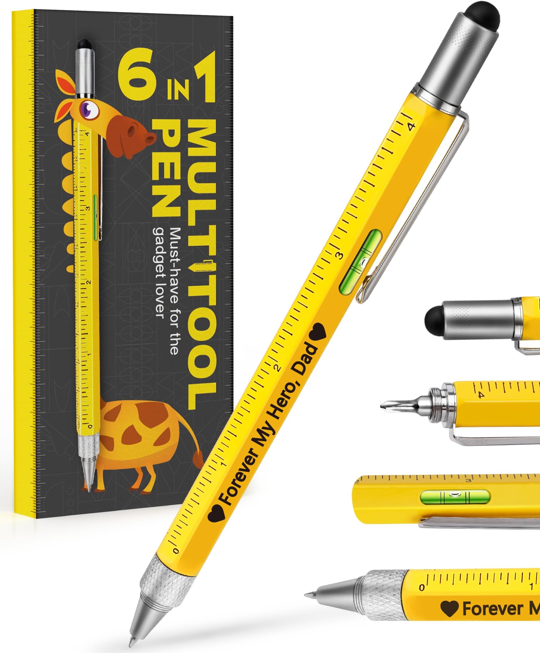 Fathers Day Dad Gifts from Daughter Son Wife Husband Multitool Pen ...