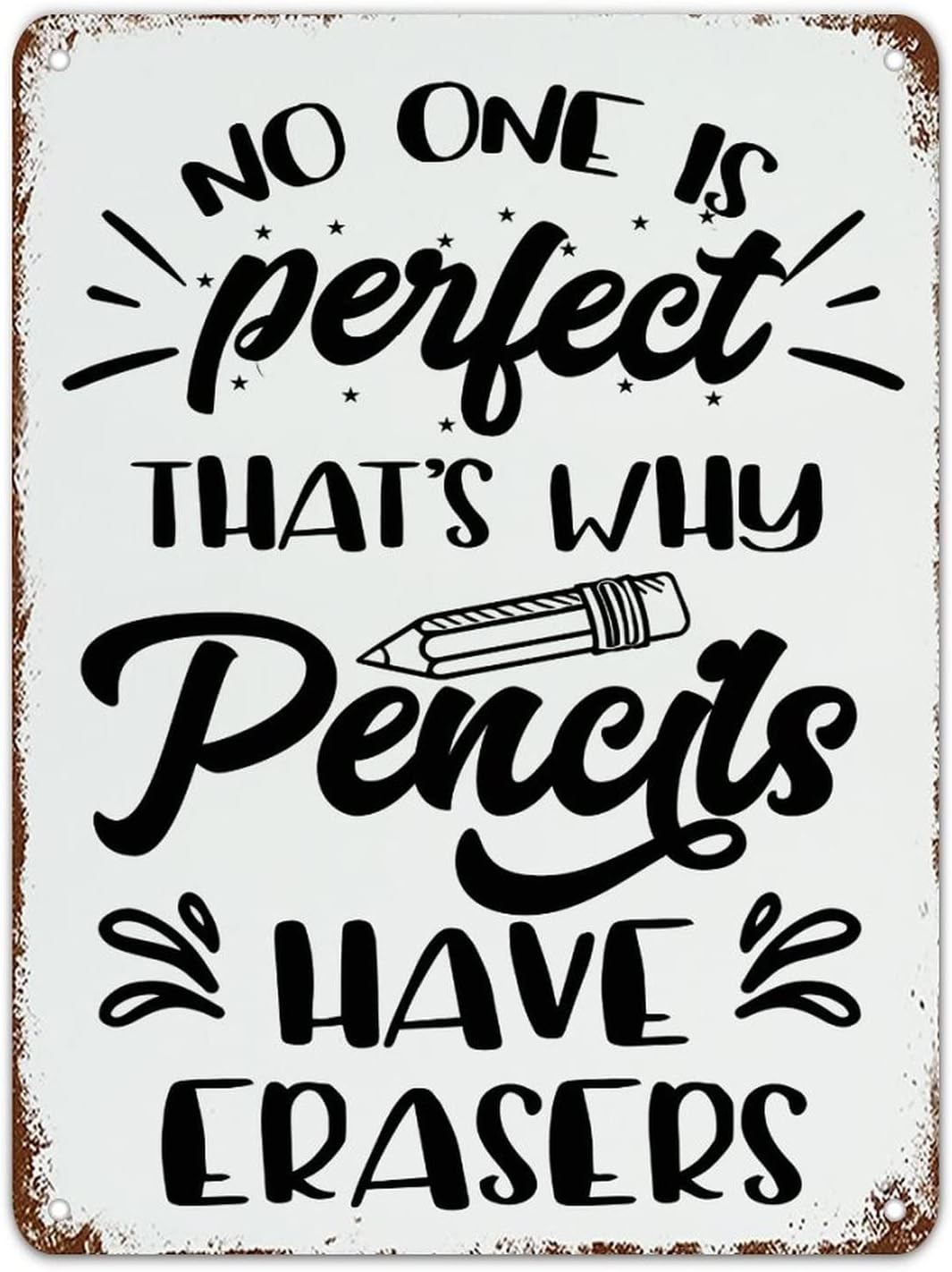 Amazon.com: First Day of School Signs no One Is Perfect That's Why ...