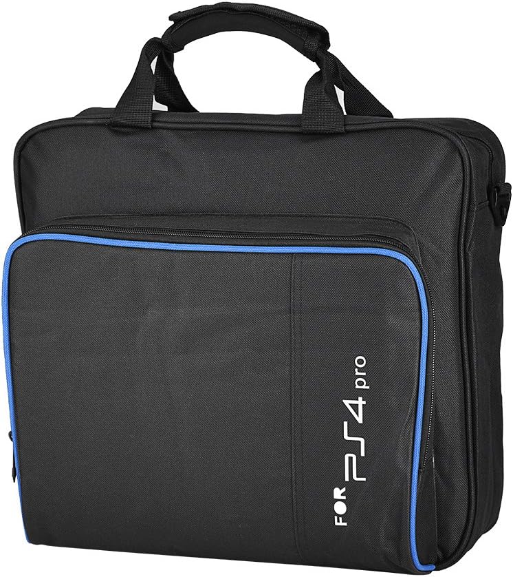 Amazon.com: Asixx Bag for PS4 Pro, Bag PS4 Pro, Waterproof Shockproof ...