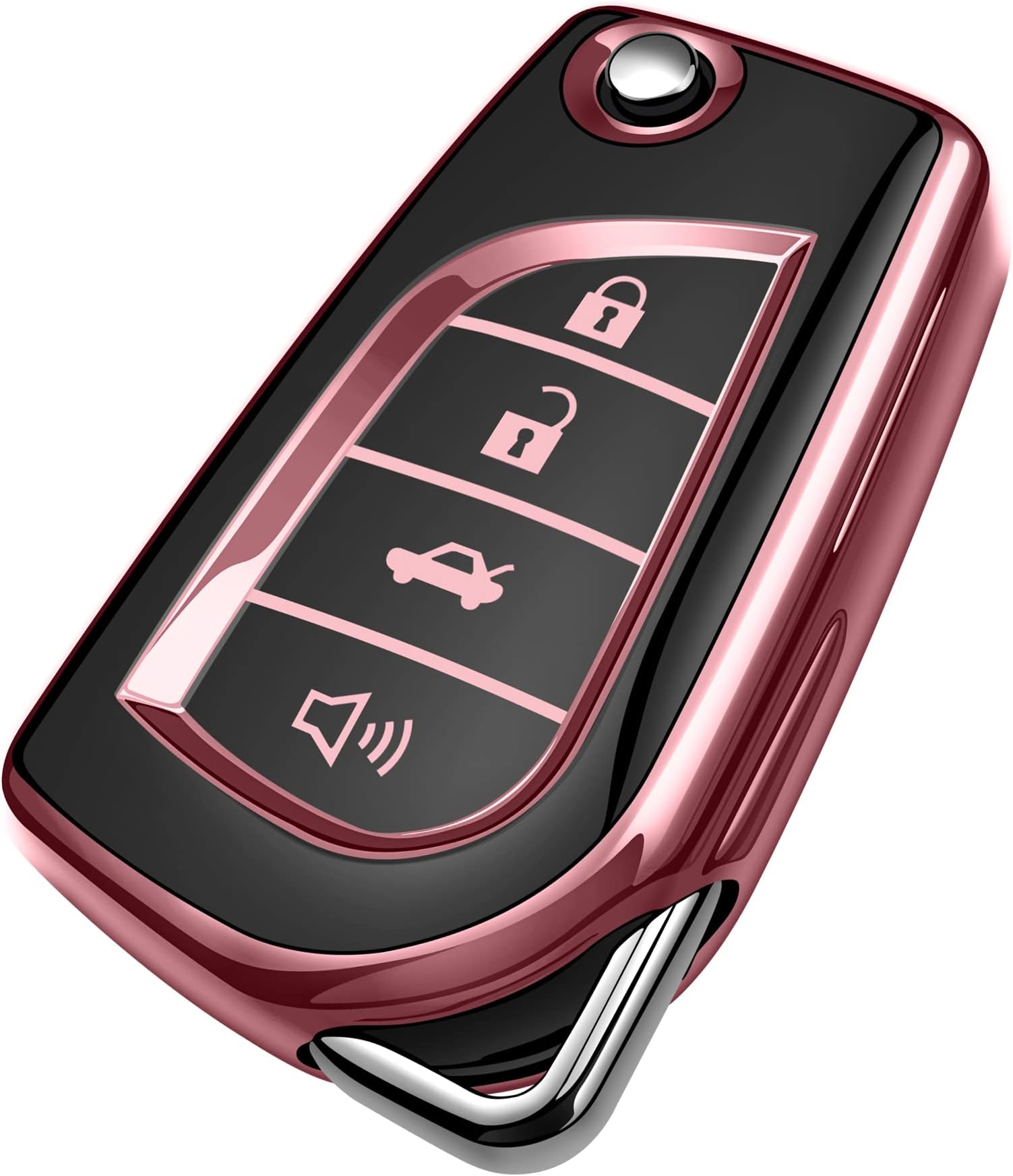 Amazon.com: Tukellen for Toyota Key Fob Cover Special Soft TPU Key Case ...