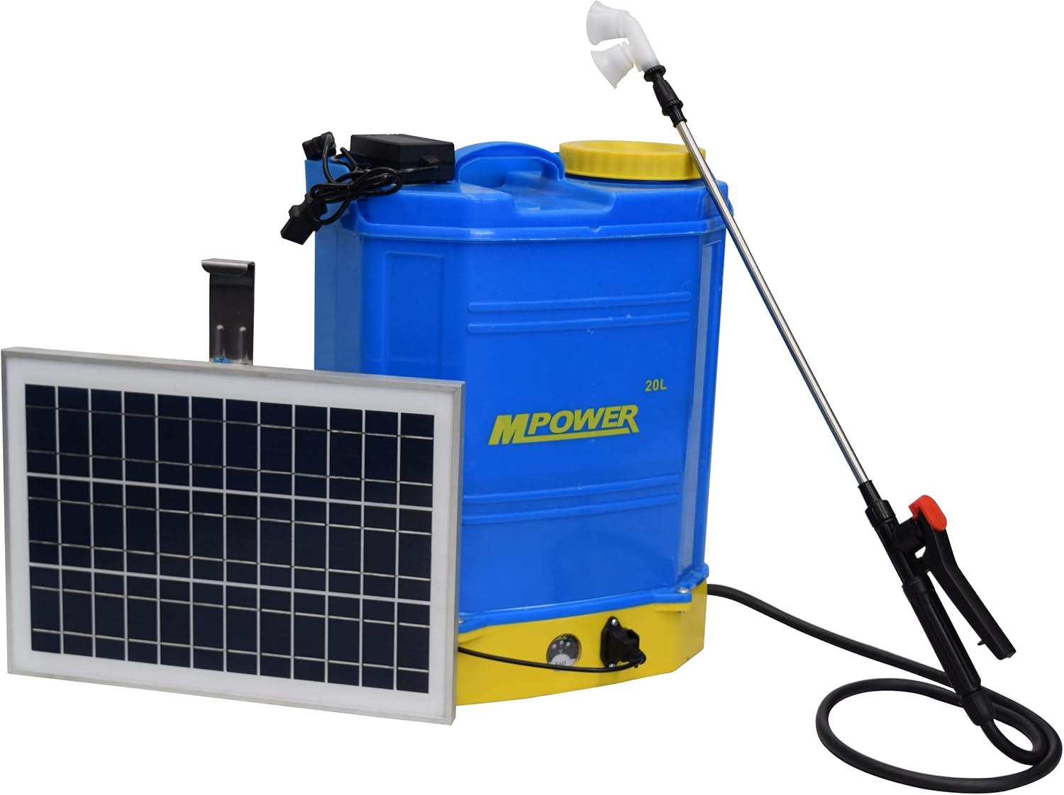 Mpower Mochila Fumigadora Aspersora Eléctrica Con Panel Solar