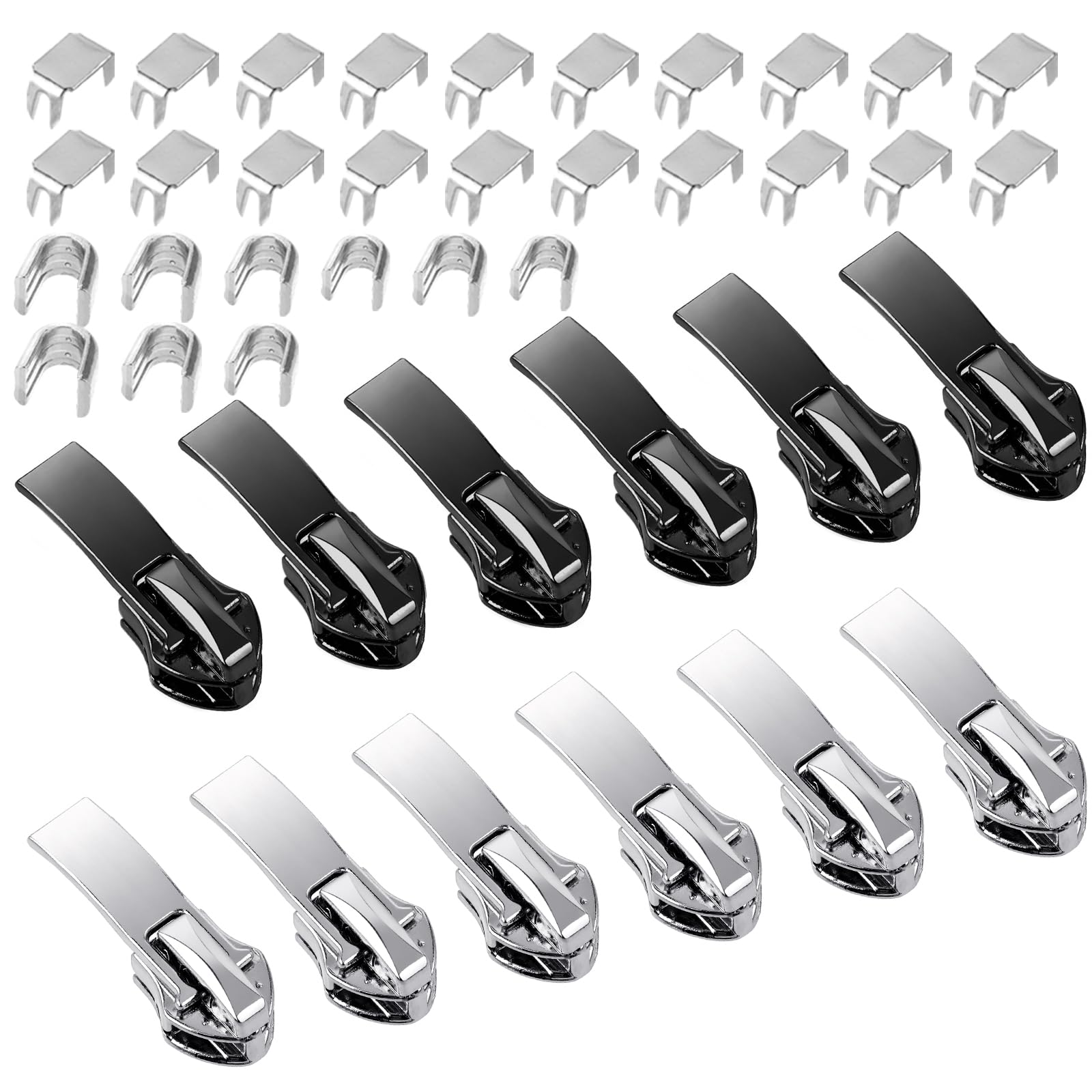 Amazon.com: Andibro Zipper Repair Kit, 12Pcs Zipper Pulls Replacement ...