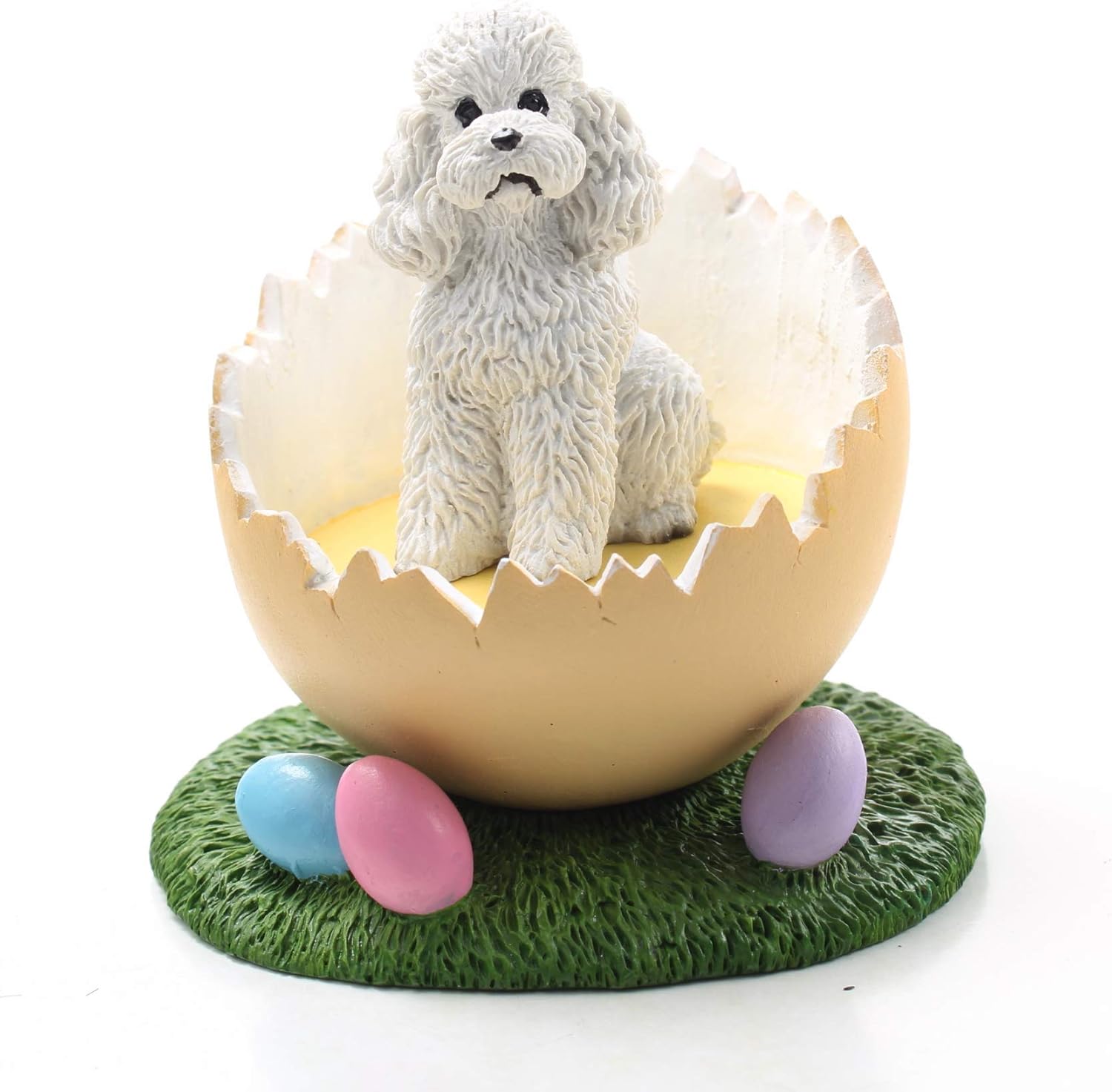 Amazon.com: Conversation Concepts Easter Egg Poodle White Sport Cut ...