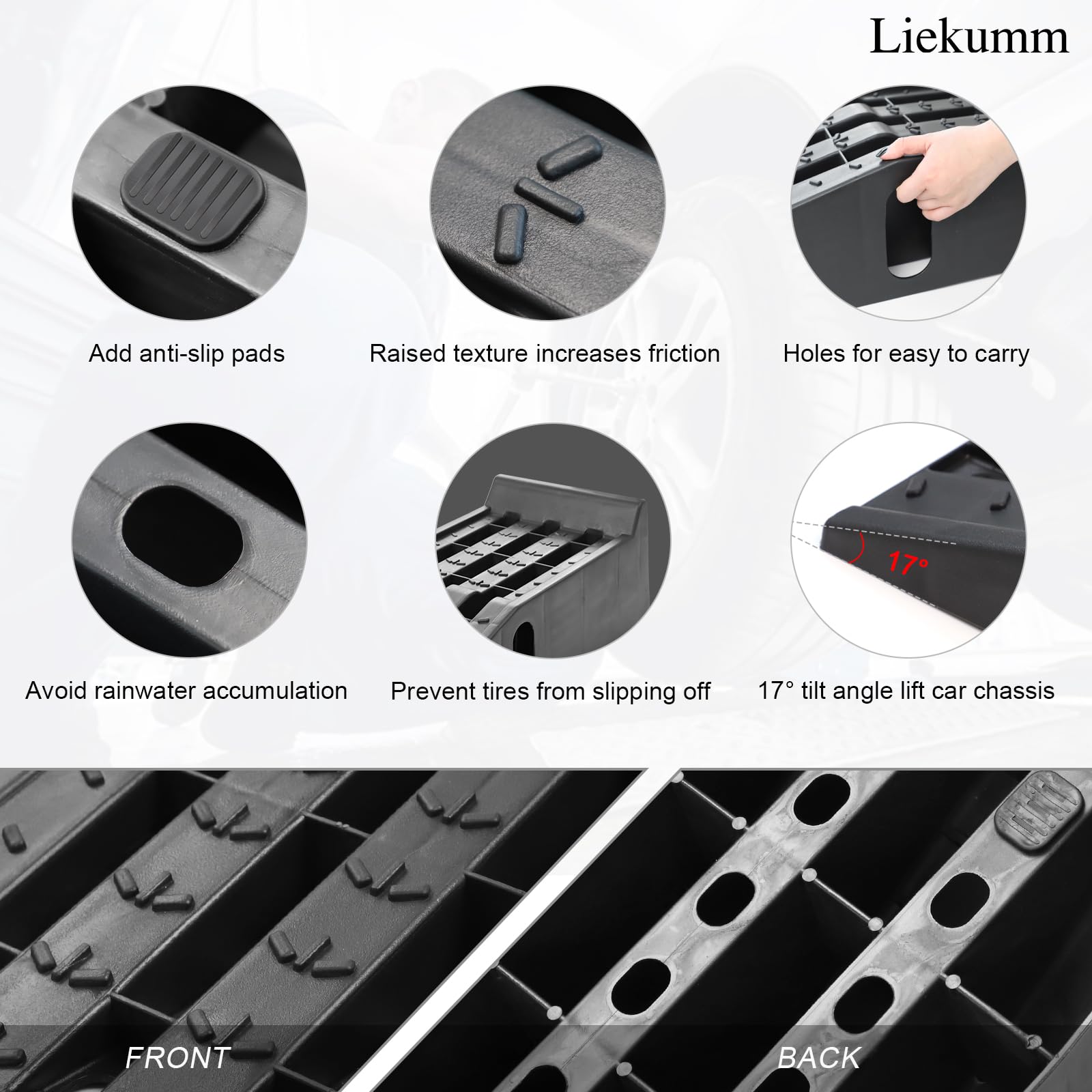 Snapklik.com : Car Ramps, Set Of 2 Car Service Ramps, Plastic Vehicle ...