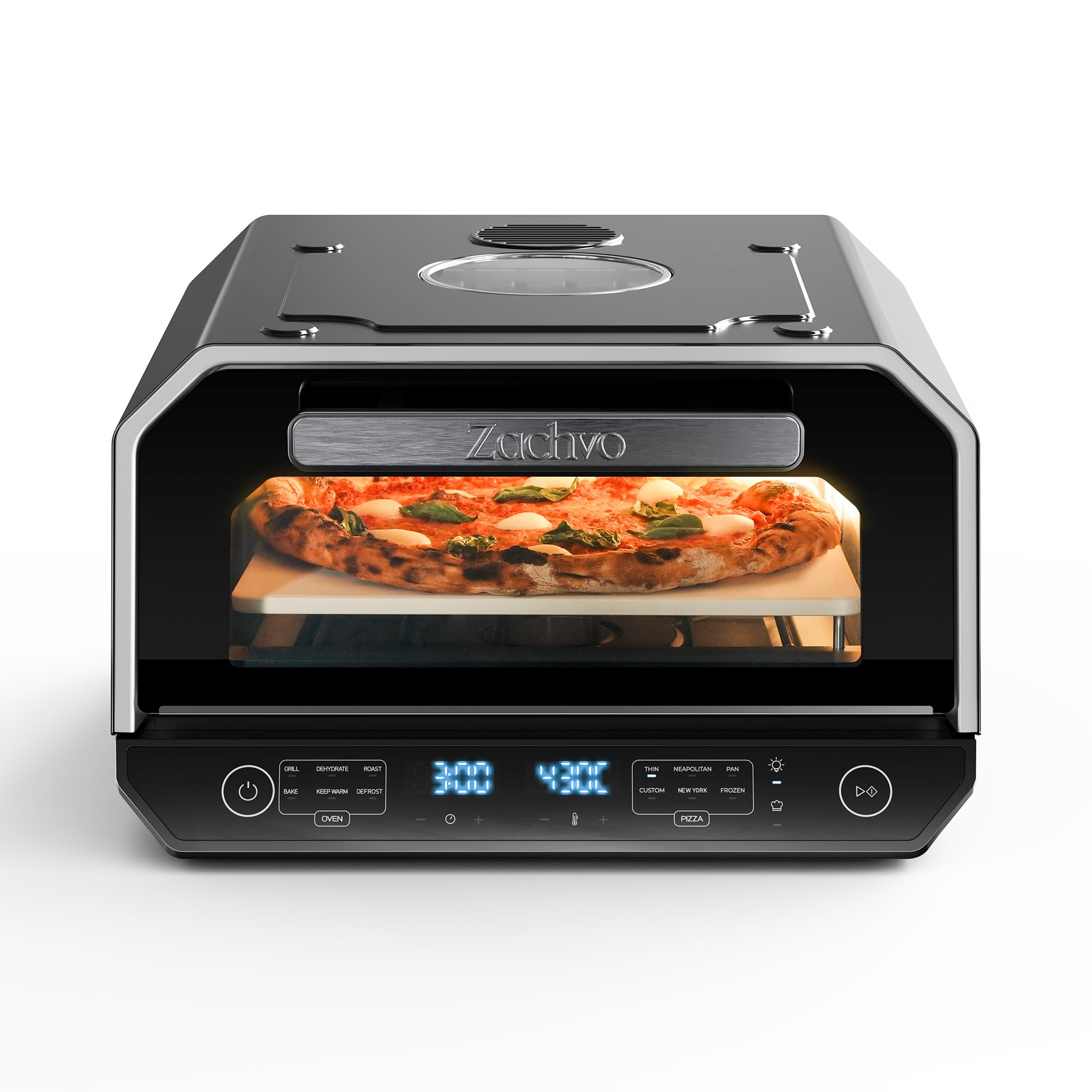 Indoor Pizza Oven Review: 12-Inch Countertop Oven Heats to 850°F in 90 ...