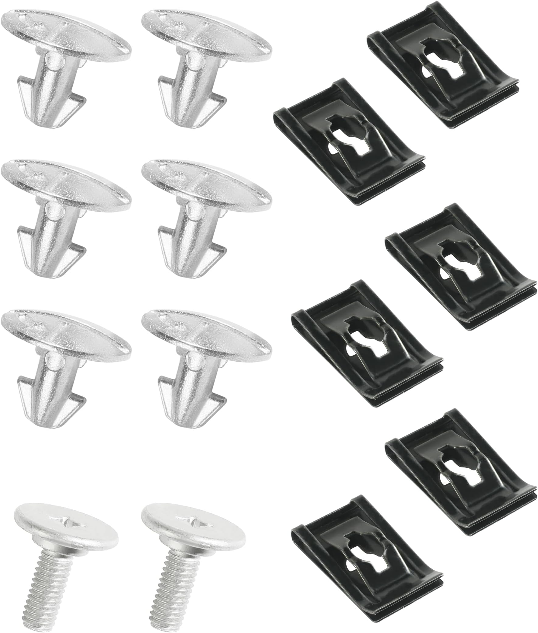 Amazon.com: bylikeho 14 PCS Splash Shield Screws,Car Accessories Car ...