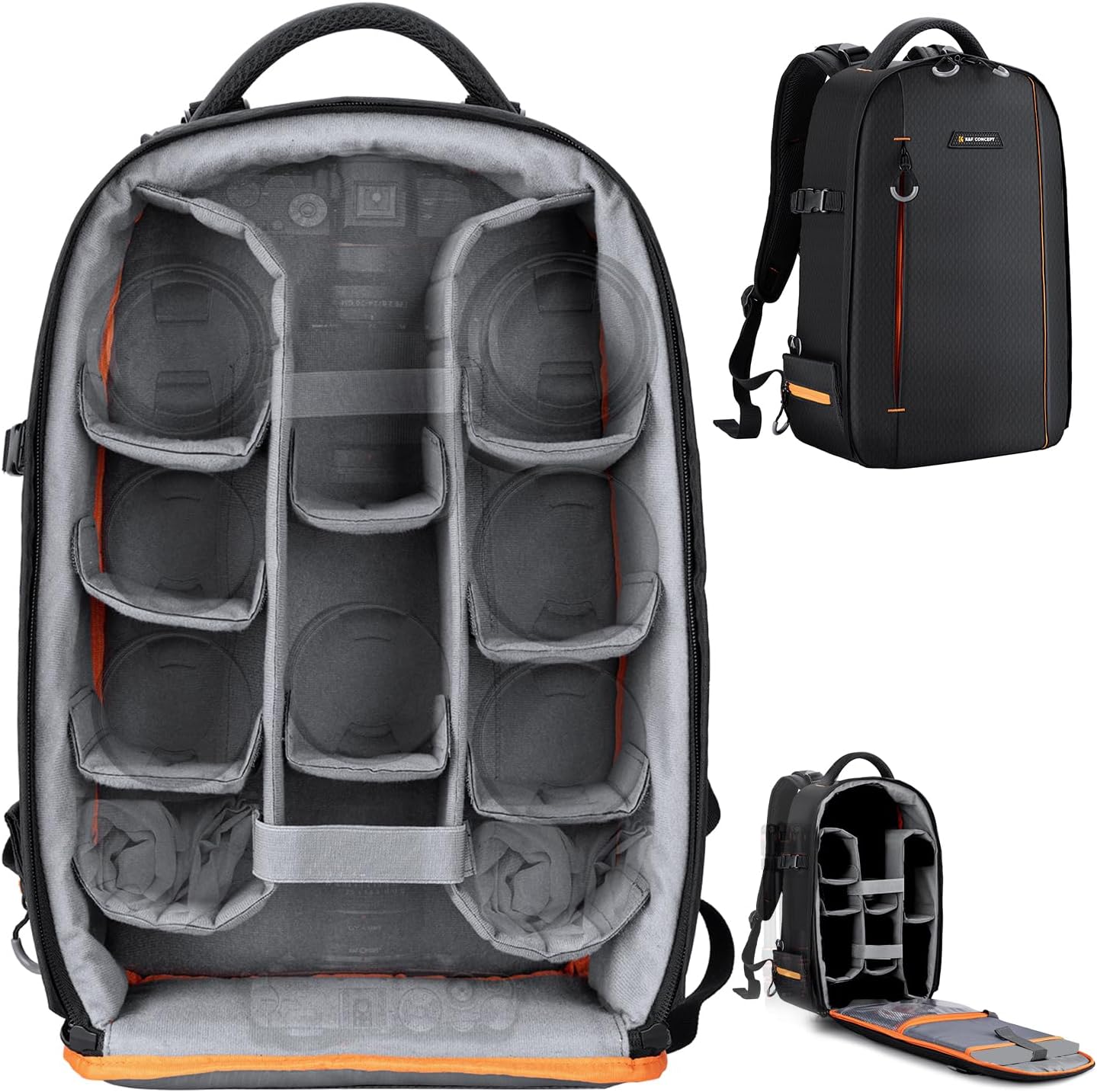 Vanguard Alta Rise 48 Expanding Backpack for Camera - Black: Amazon.co ...