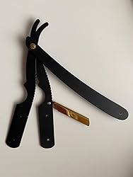 Kaliph Professional Cut Throat Razor Kit for men - Barber Grade Single ...