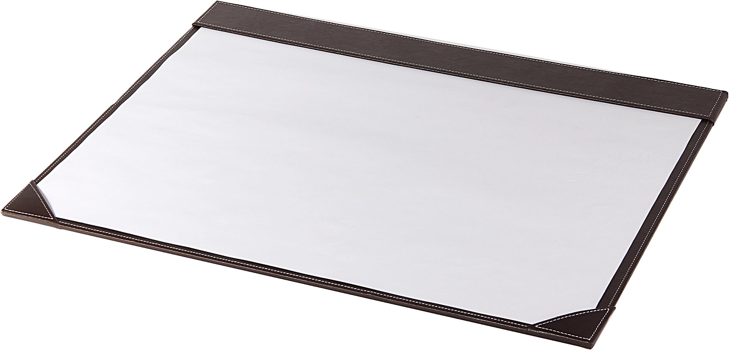 Durable Desk Mat with Transparent Overlay in Black | 53 x 40cm | Pack ...