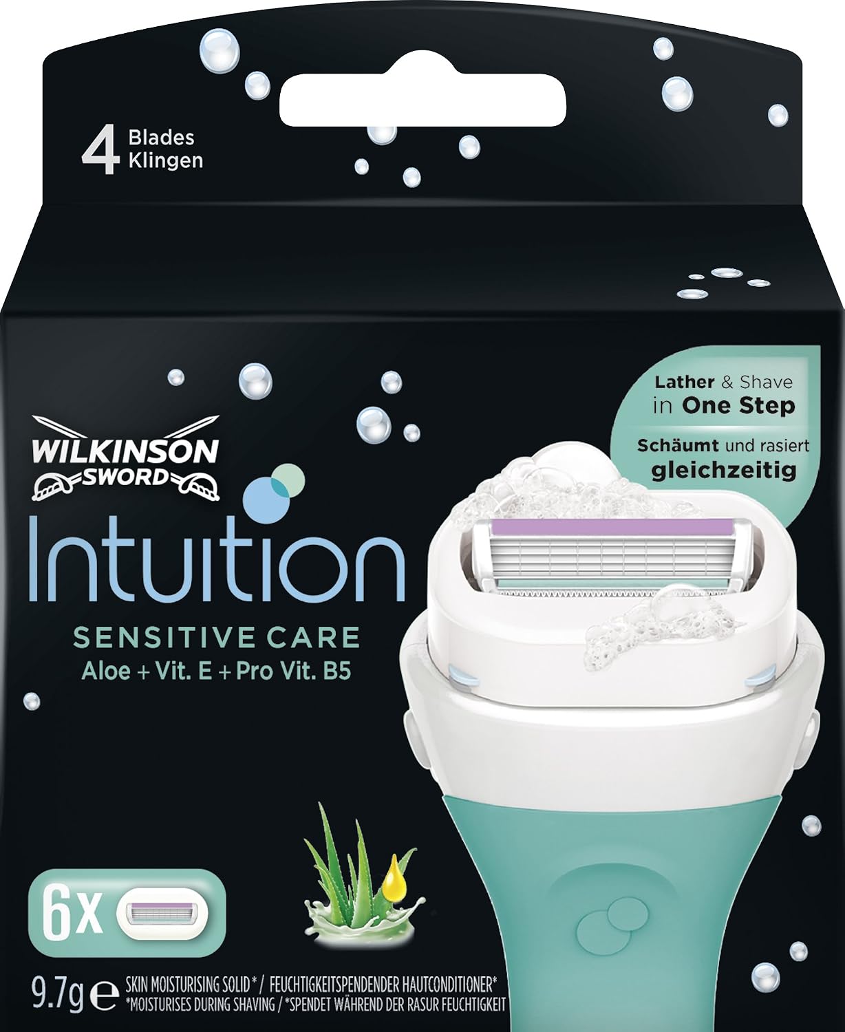 Wilkinson Sword Intuition Sensitive Care Razor Blades for Women, Pack ...