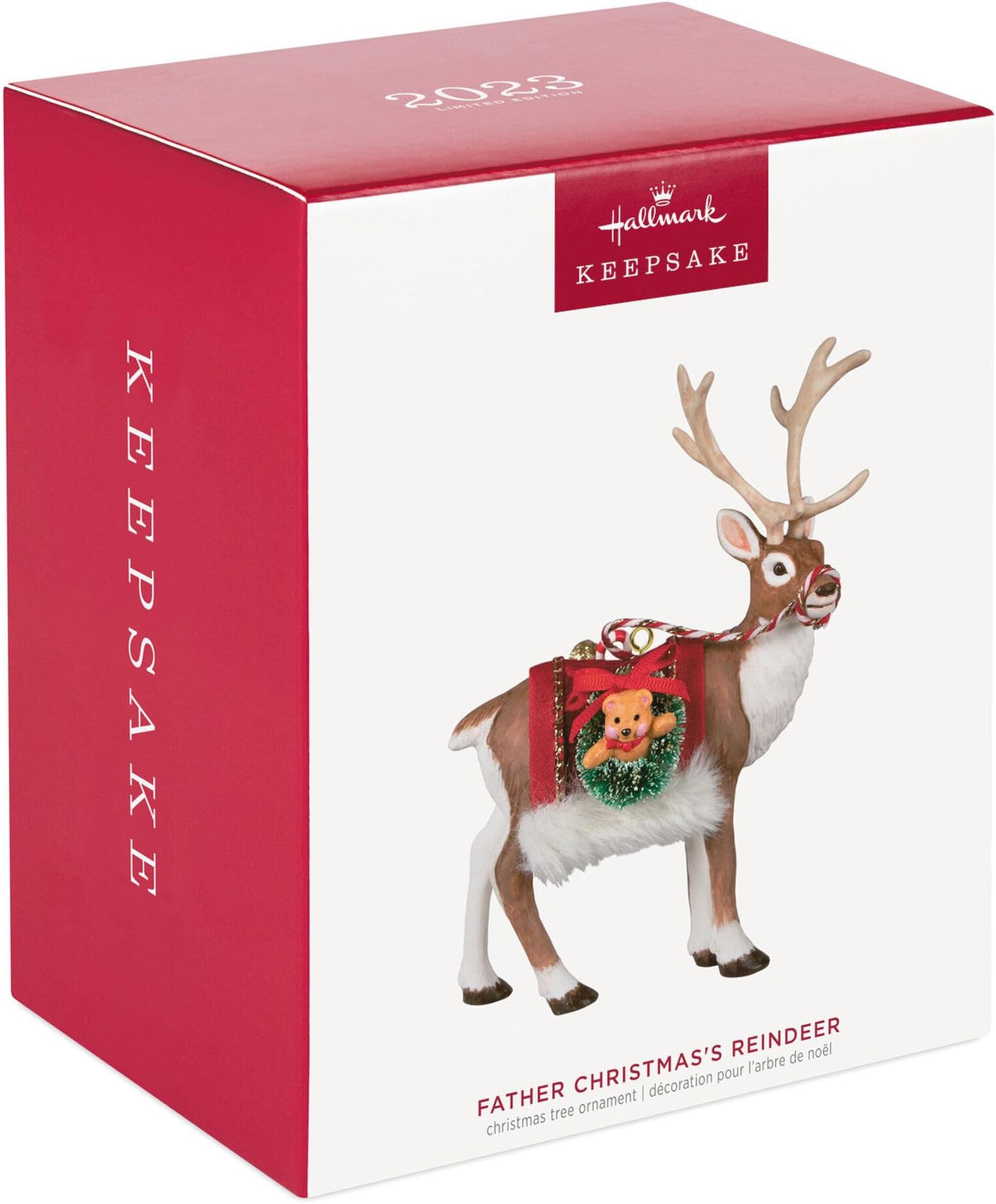 Amazon.com: Hallmark Keepsake Father Christmas's Reindeer Limited ...