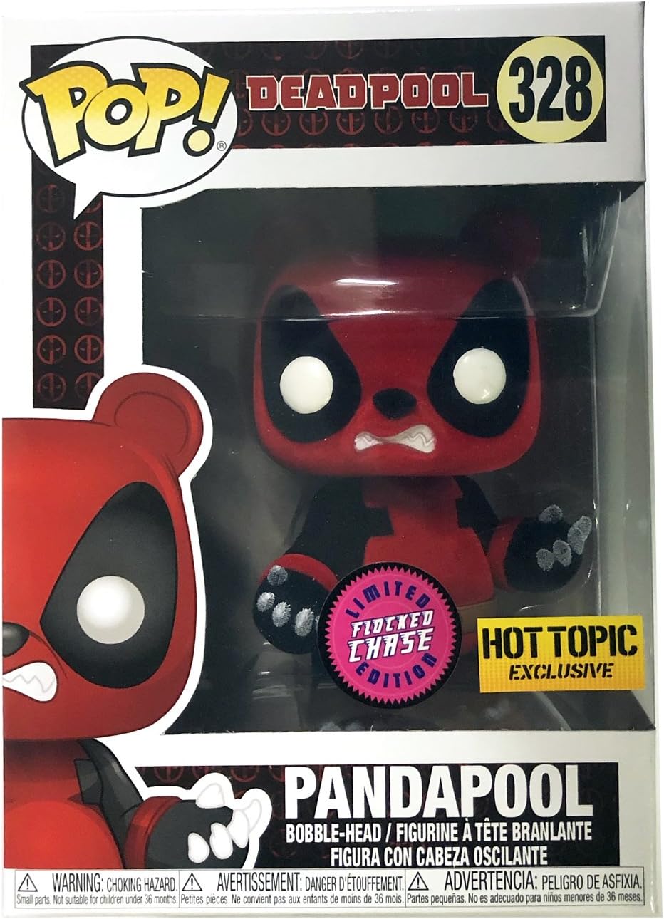 Funko Pop! Marvel Deadpool Pandapool #328 (Flocked Chase) : Amazon.fr ...