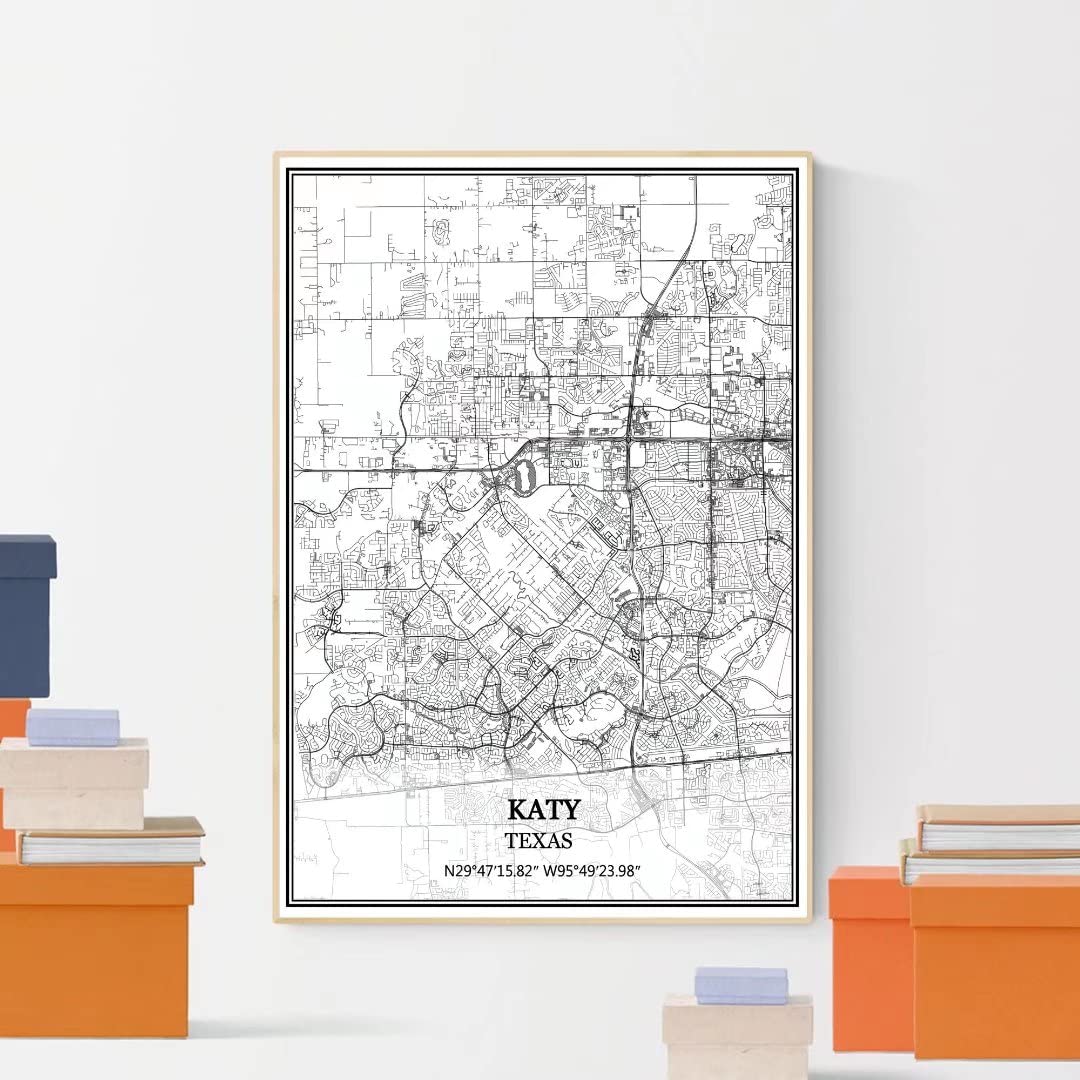 Katy Texas Map With Cities And Towns