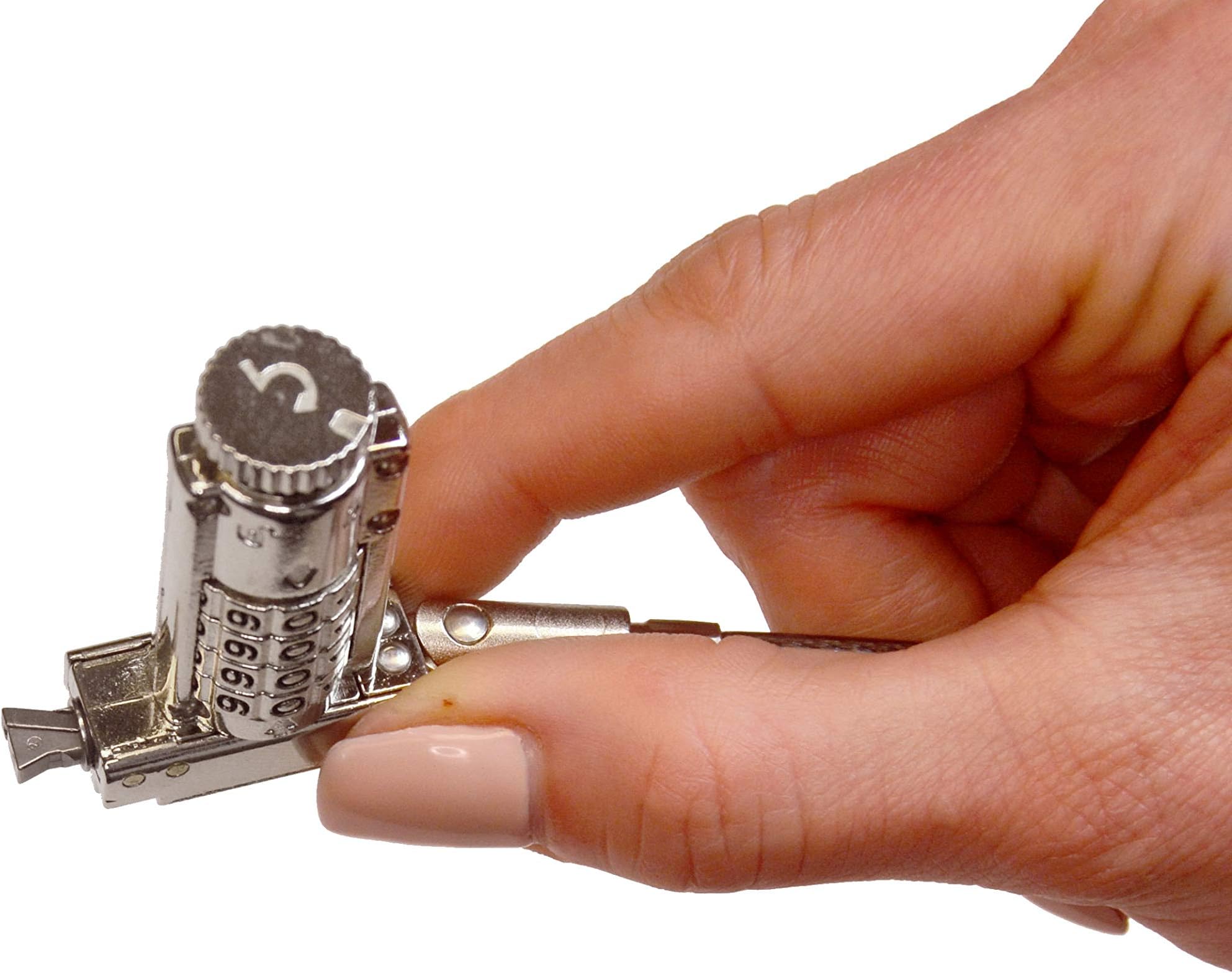 Amazon.com: Noble Locks TZ03T Ultra Compact Wedge Lock with Barrel Key ...