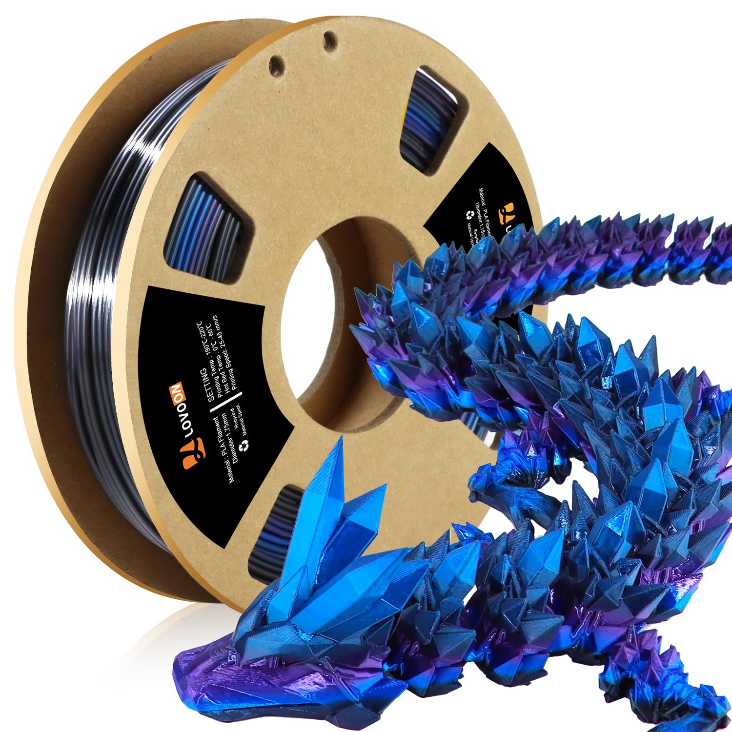 Amazon.com: LOVOON Sample 3D Printer Pen Filament Silk PLA Small Spool ...