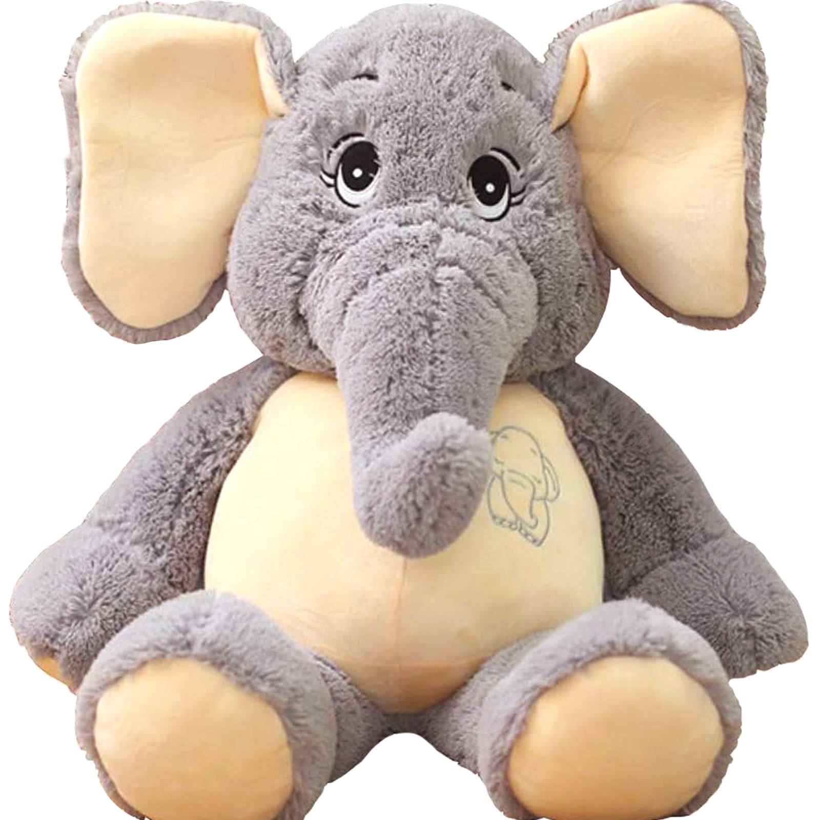 Elephant Stuffed Animals 27'',Large Stuffed Elephant Plush Toy,Soft ...
