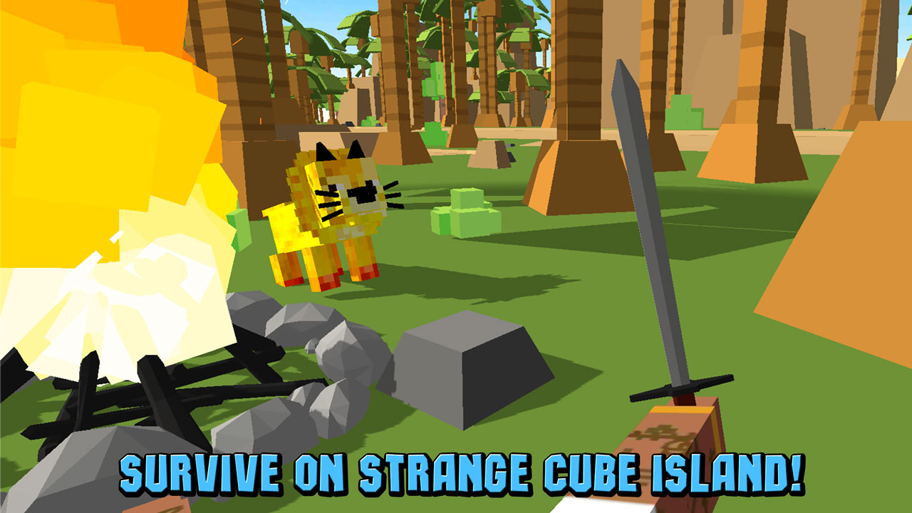 Cube Island Survival Simulator 3D:Amazon.com:Appstore for Android