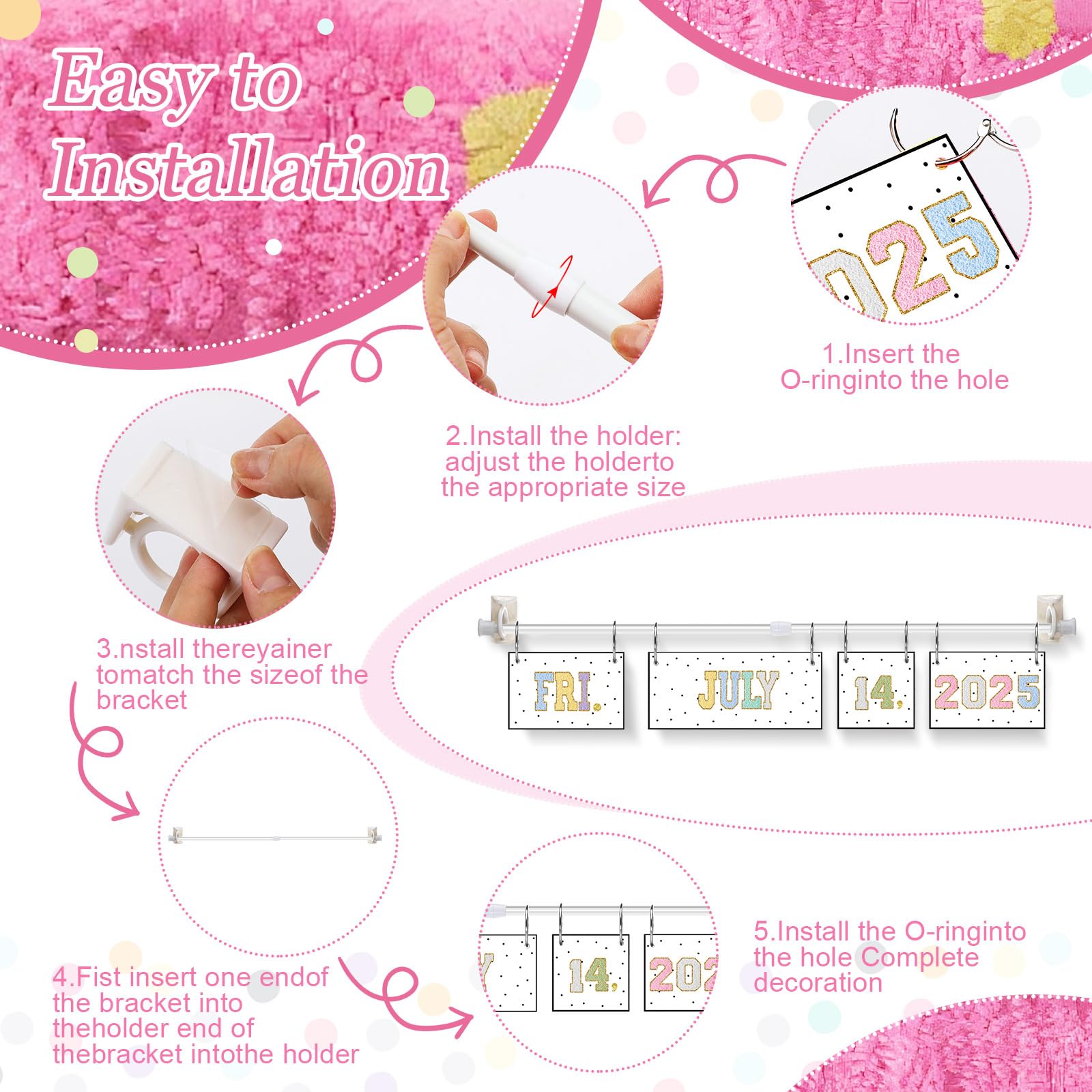 Snapklik.com : TecUnite Chenille Calendar Bulletin Board Set Classroom ...