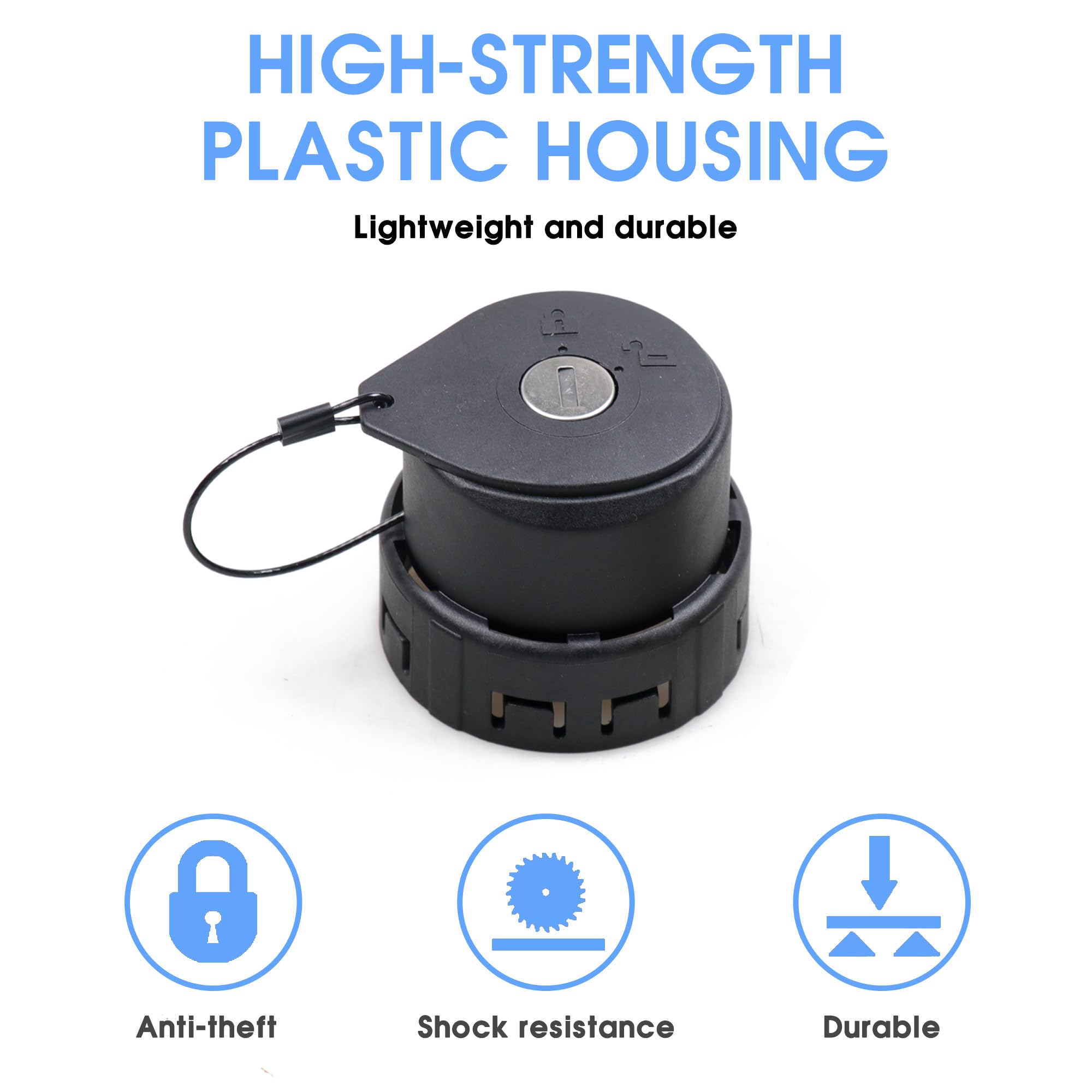 Snapklik.com : Sukemichi Locking Gas Cap Lock And Key For Bronco / F150 ...