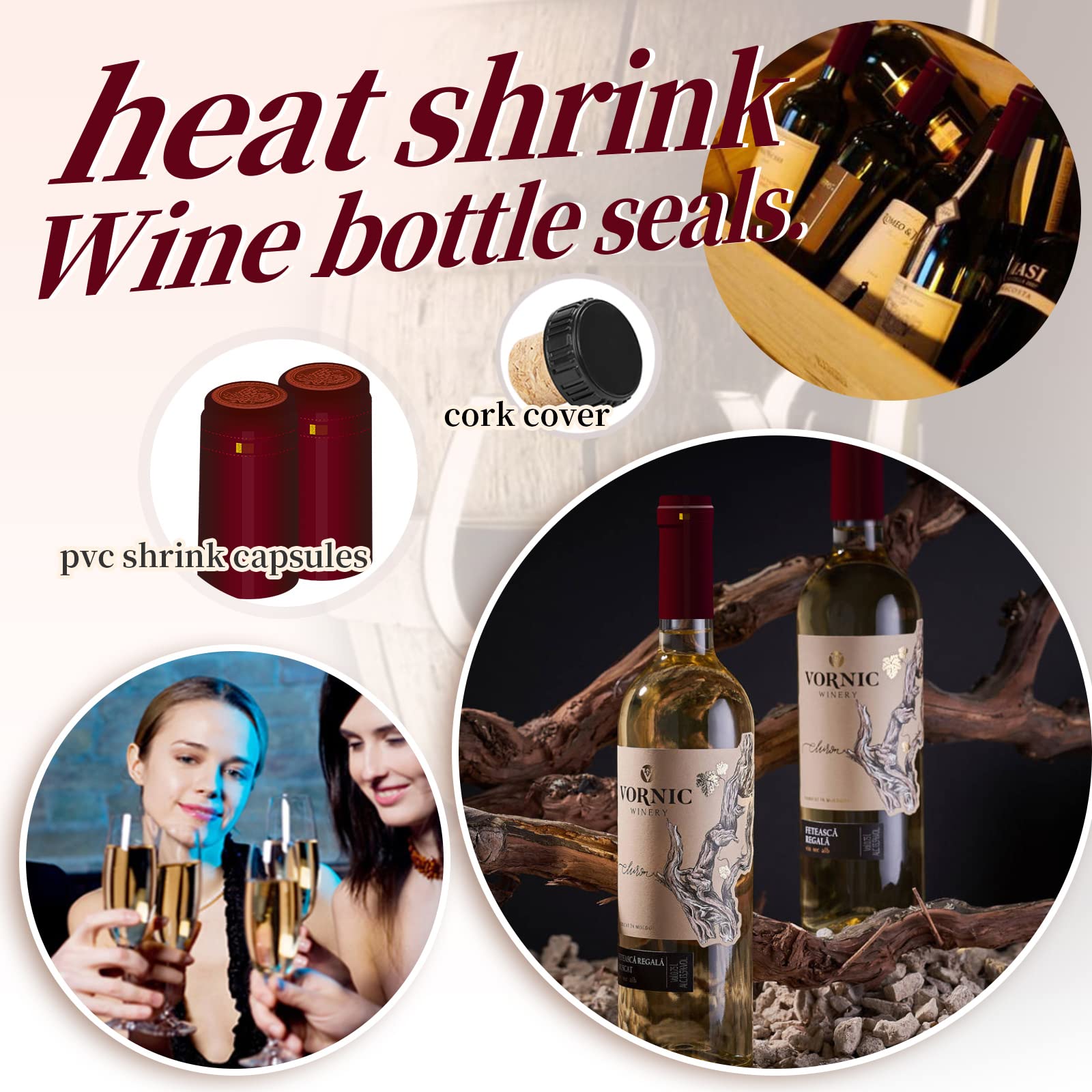 Wine Bottle Heat Shrink Seals