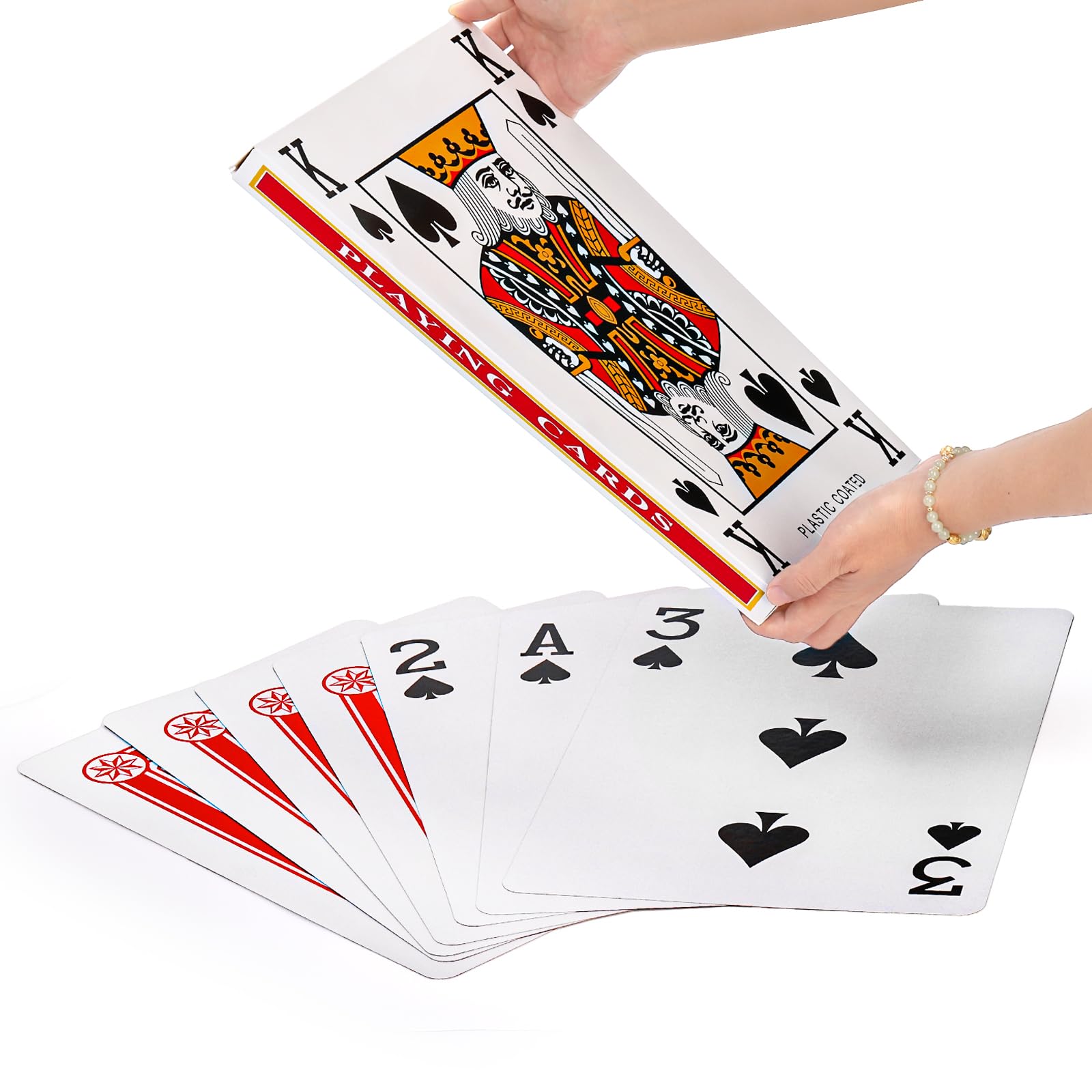 Snapklik.com : Giant Playing Cards, Jumbo Huge Co Game Cards For Kids ...