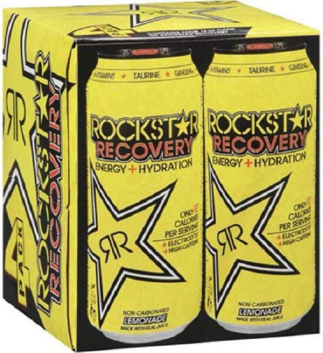 Amazon.com : Rockstar Recovery Lemonade, 16 fl oz (Pack of 4) : Grocery ...