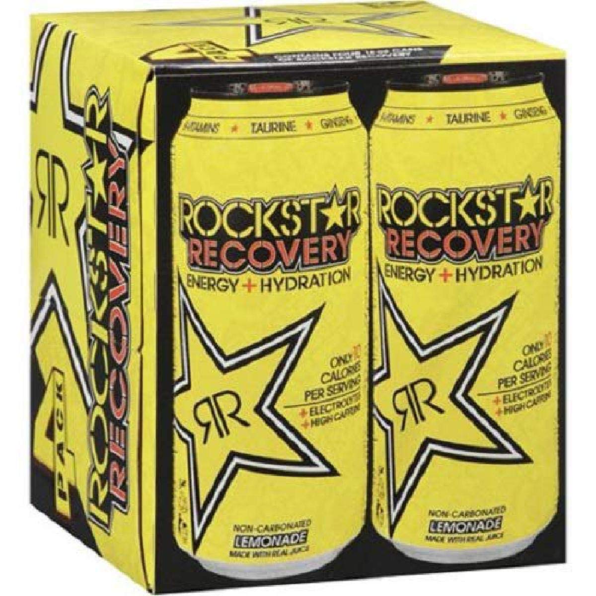 Amazon.com : Rockstar Recovery Lemonade, 16 fl oz (Pack of 4) : Grocery ...