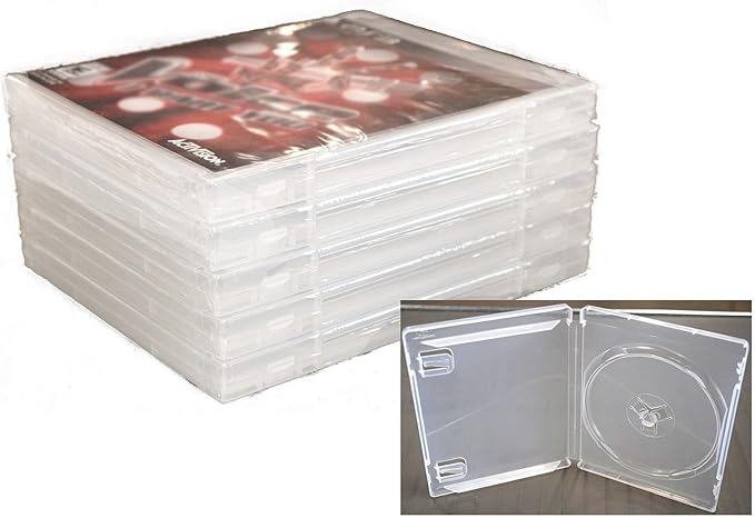 5 x New Genuine PS3 Game Replacement Case Clear Playstation OEM Sony ...
