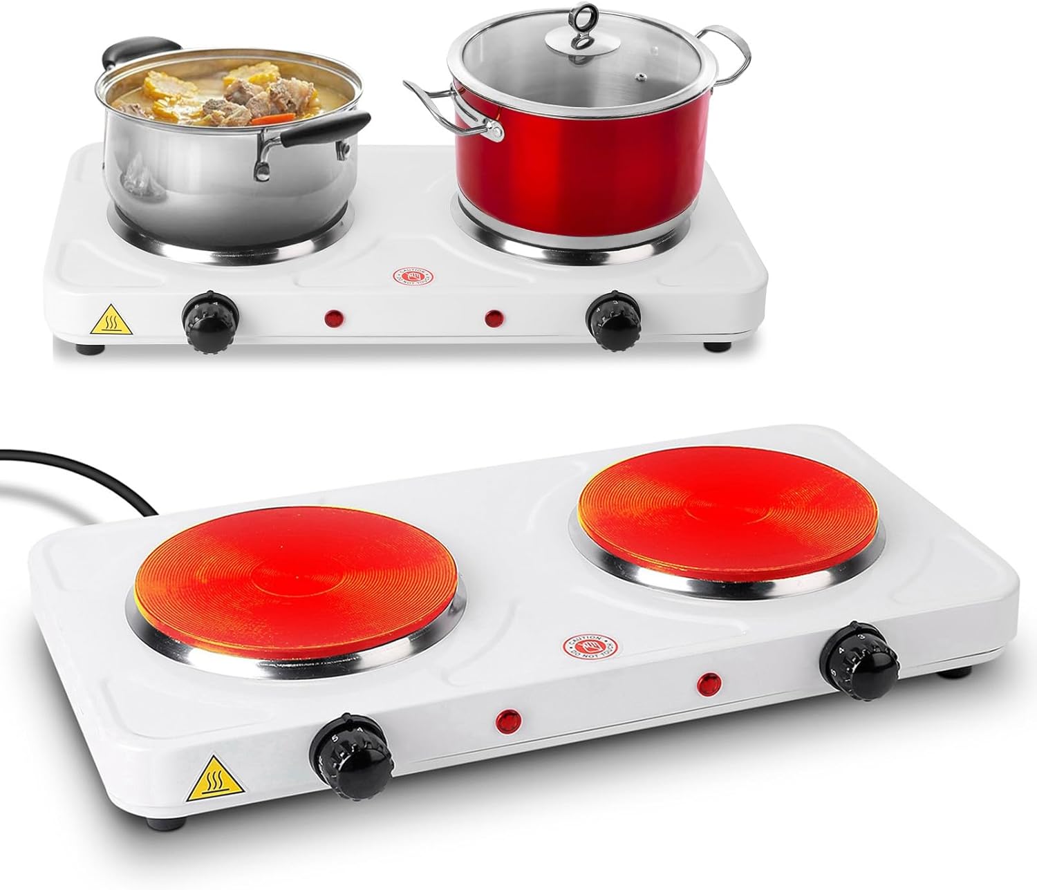 Amazon.com: TeqHome Hot Plate, 2000W Portable Electric Stove for ...