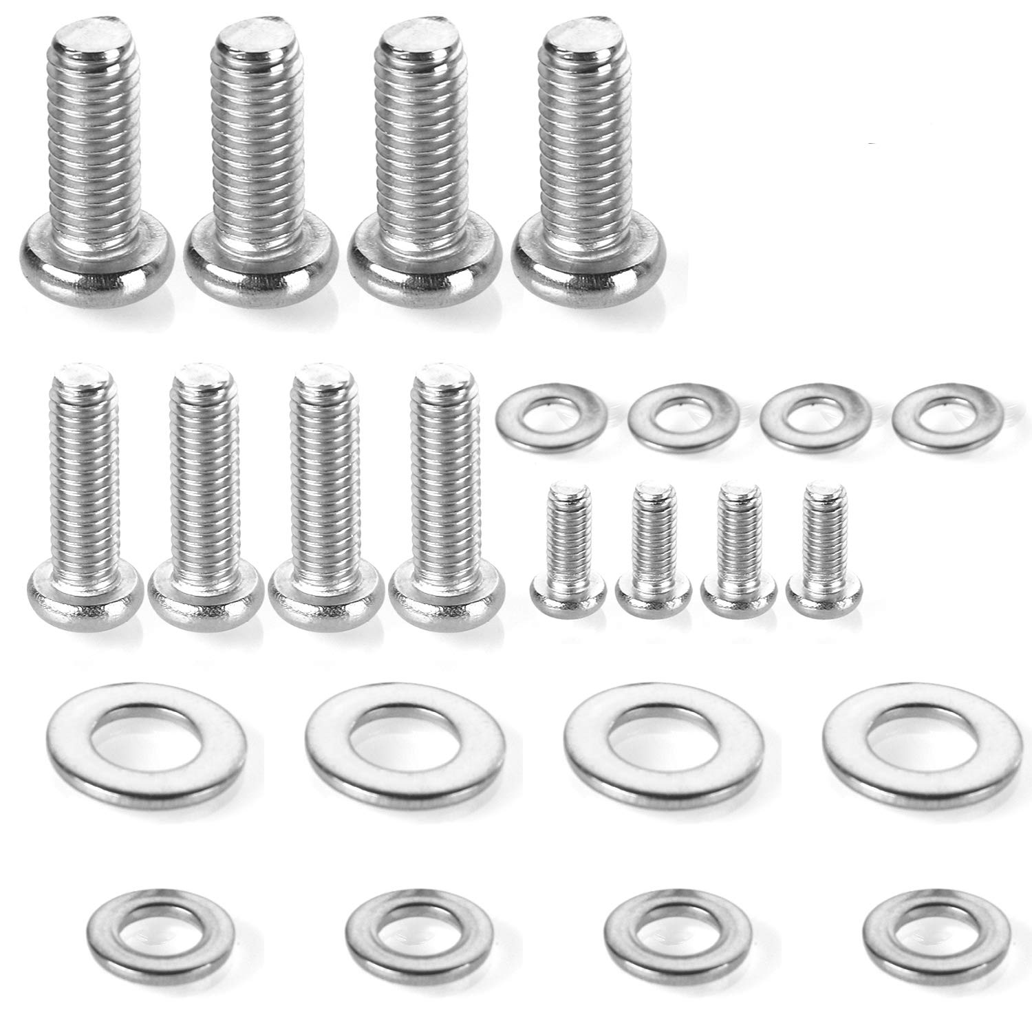 HanTof TV Mount Hardware Kit,Universal VESA TV Mount Screws for TV and ...