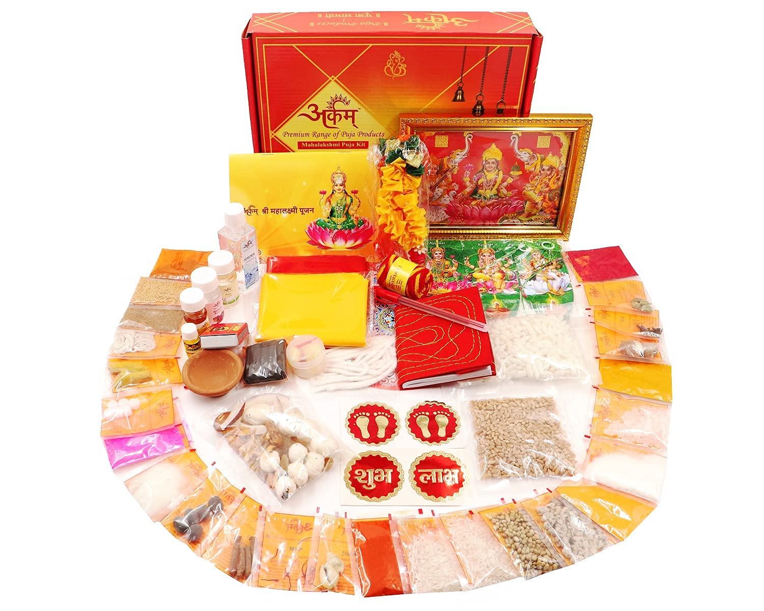 Buy ARKAM Premium Diwali Puja Kit for Lakshmi Pujan/Mahalakshmi Puja ...