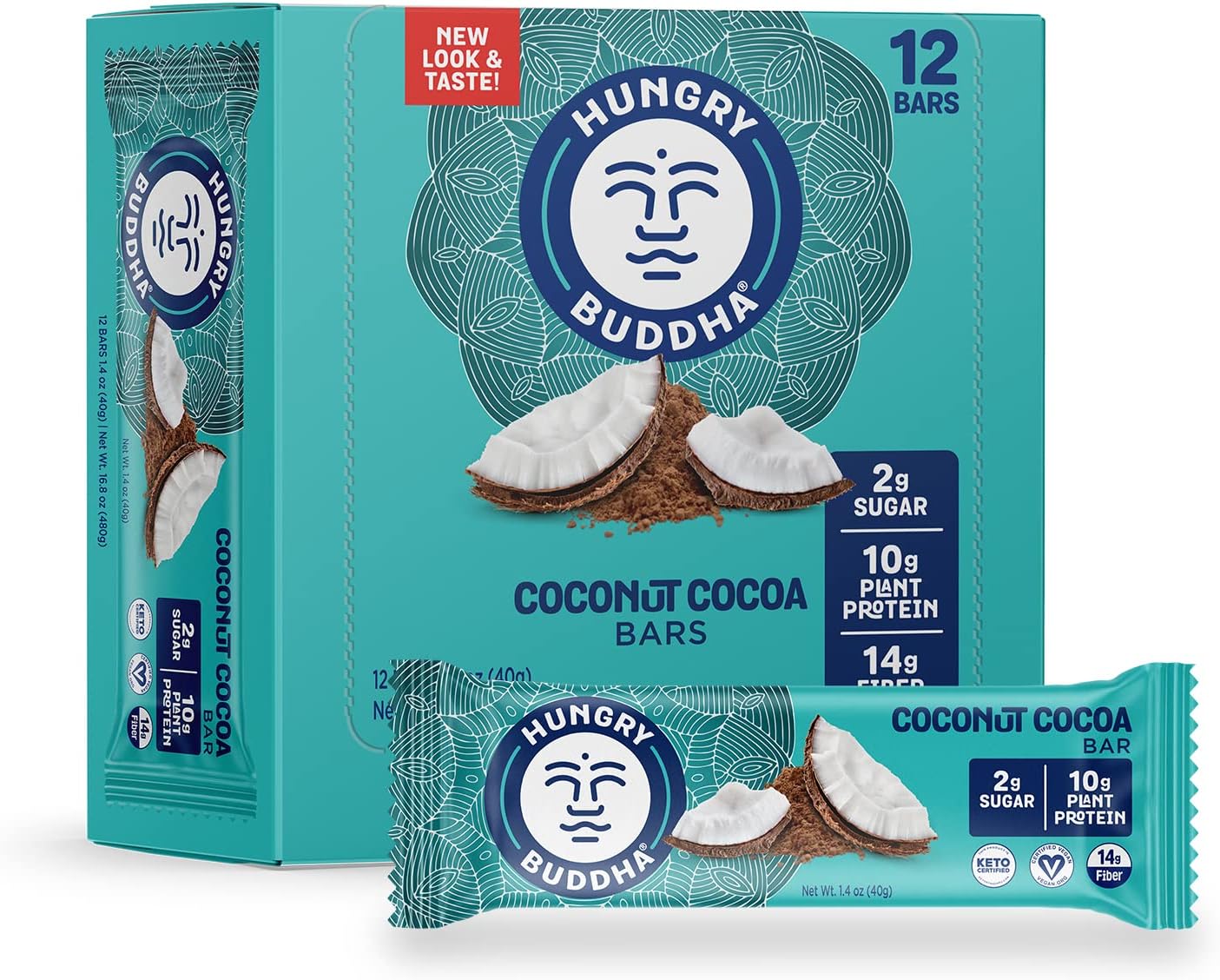 Amazon.com : HUNGRY BUDDHA Bars - Plant Based Protein Bars - Vegan ...