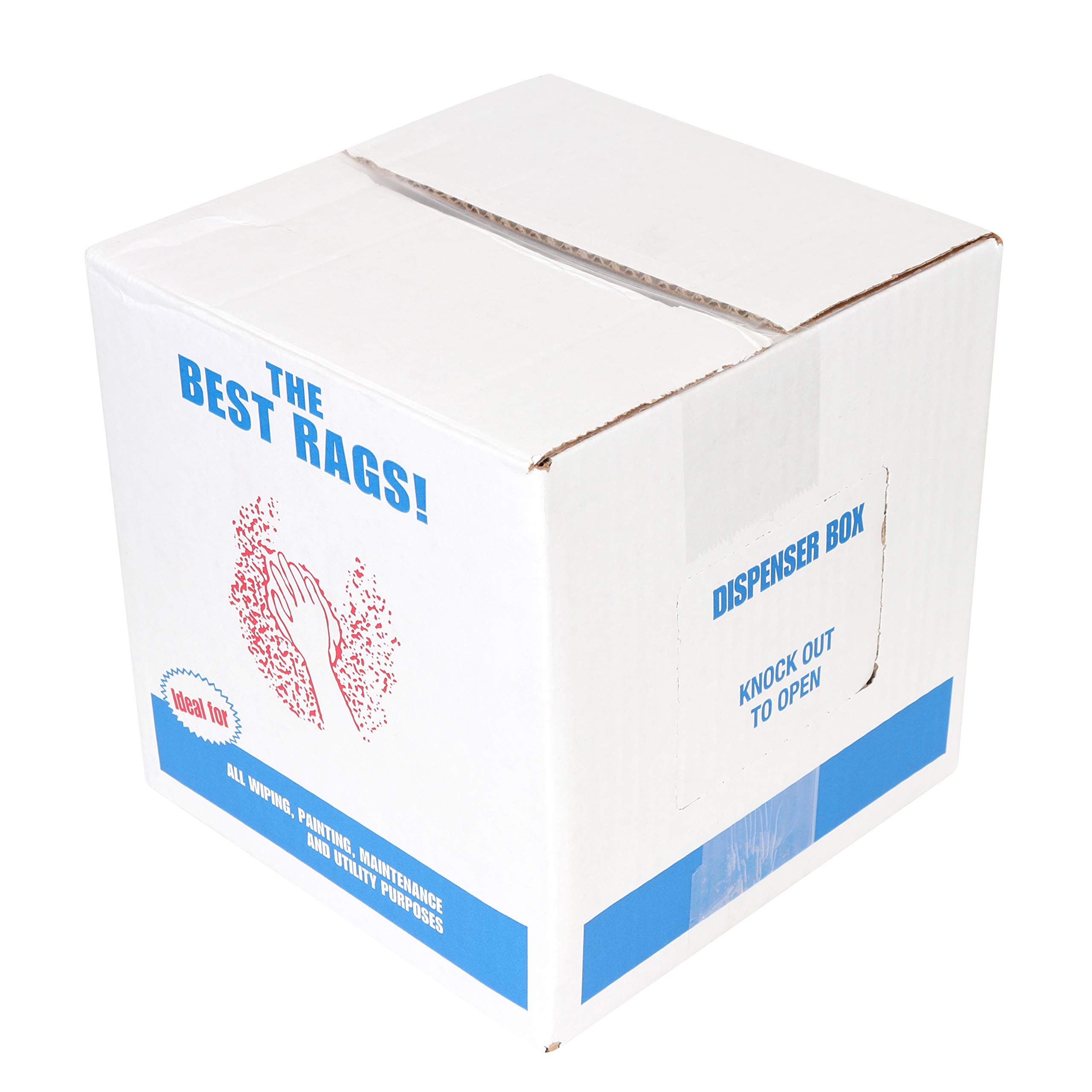 Arkwright T-Shirt Cleaning Rags (10 Pound Box) - Bulk Rags for ...