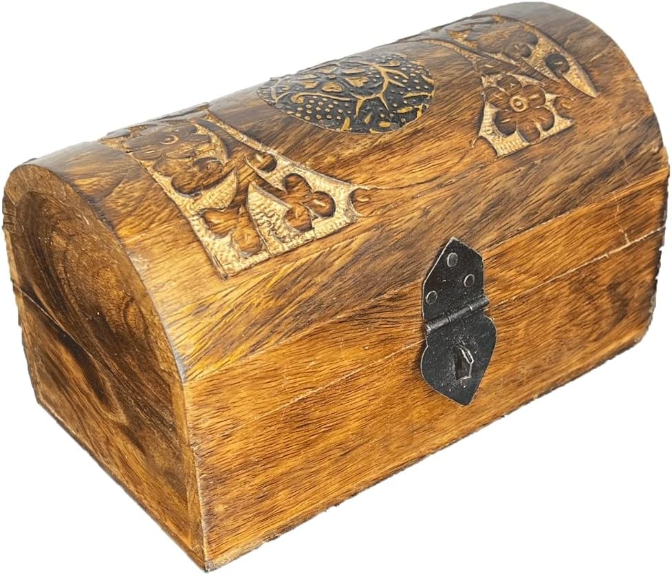 Amazon.com: Burning Rage Antique Style Mango Wood Box : Home & Kitchen
