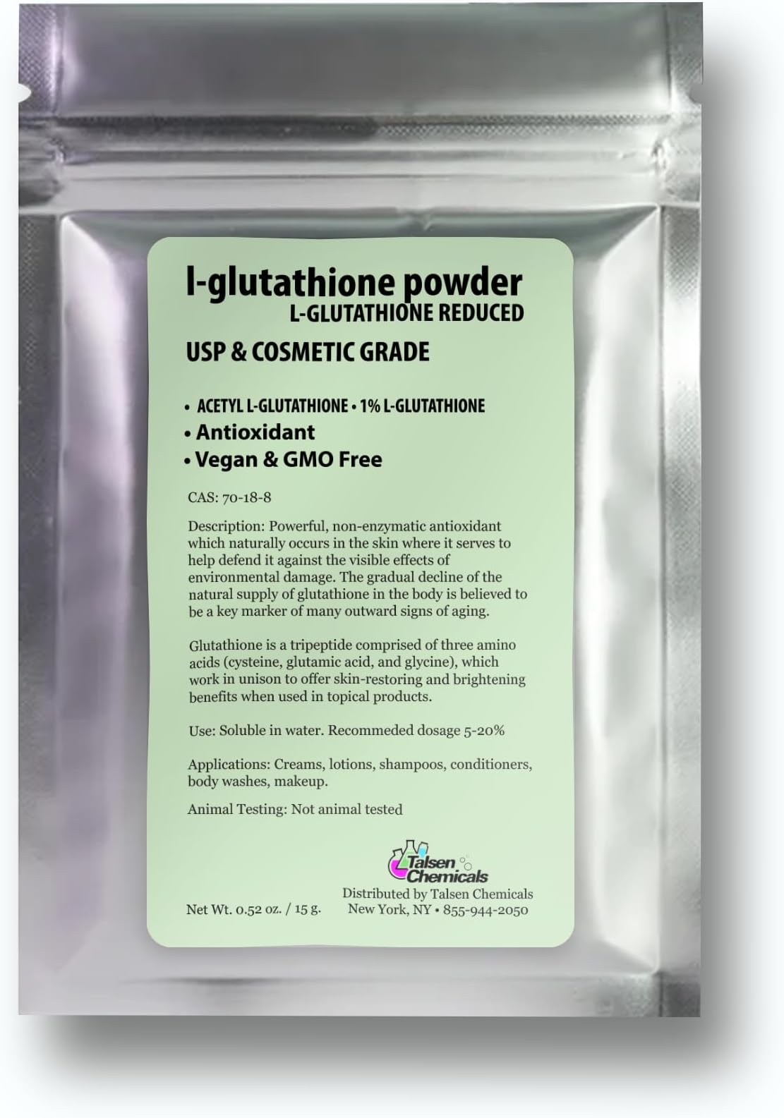 Amazon.com: Glutathione Supplement 2 Month Supply of Glutathione Powder ...