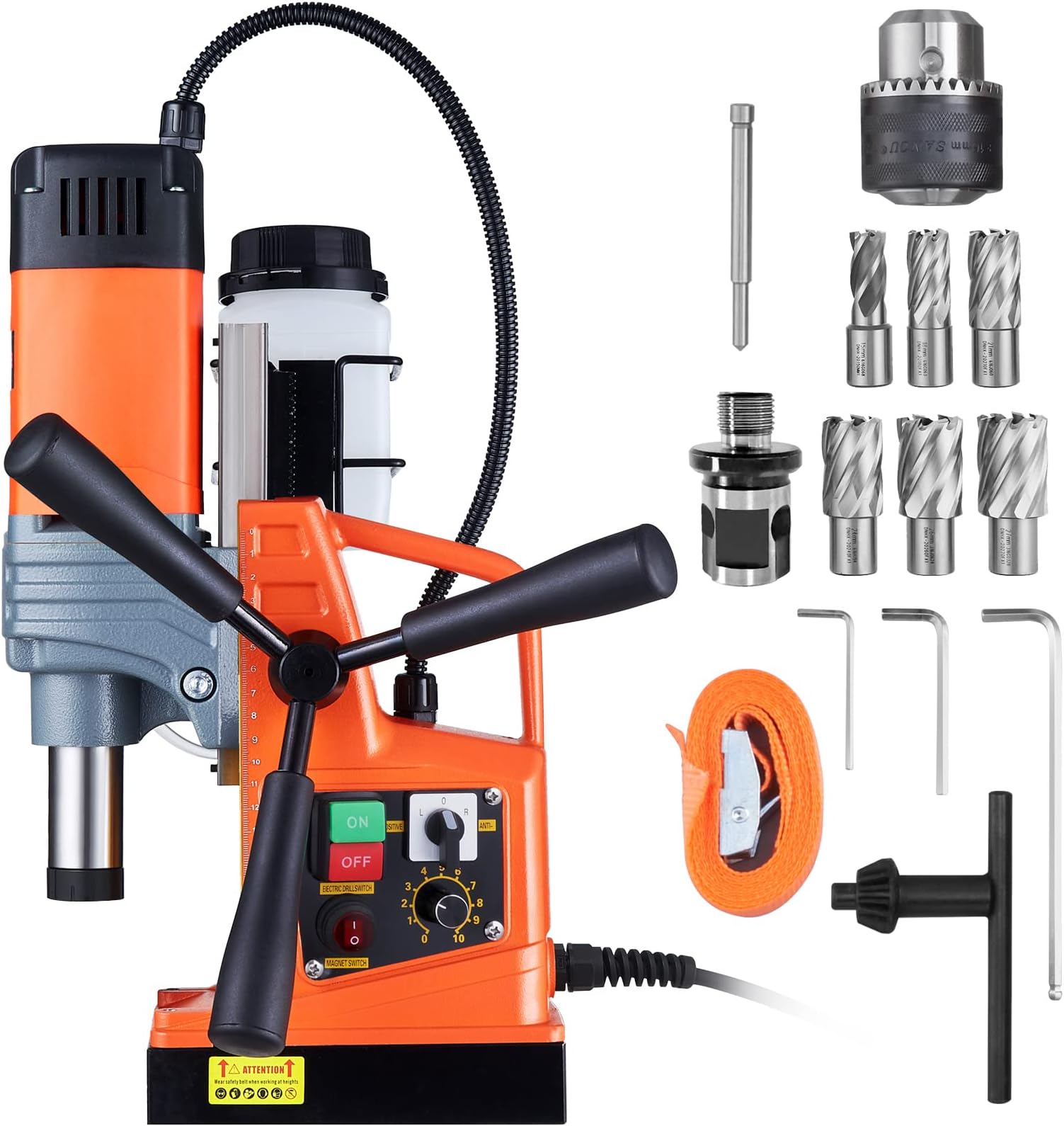 Hougen HMD904S 115-Volt Swivel Base Magnetic Drill - Power Magnetic ...