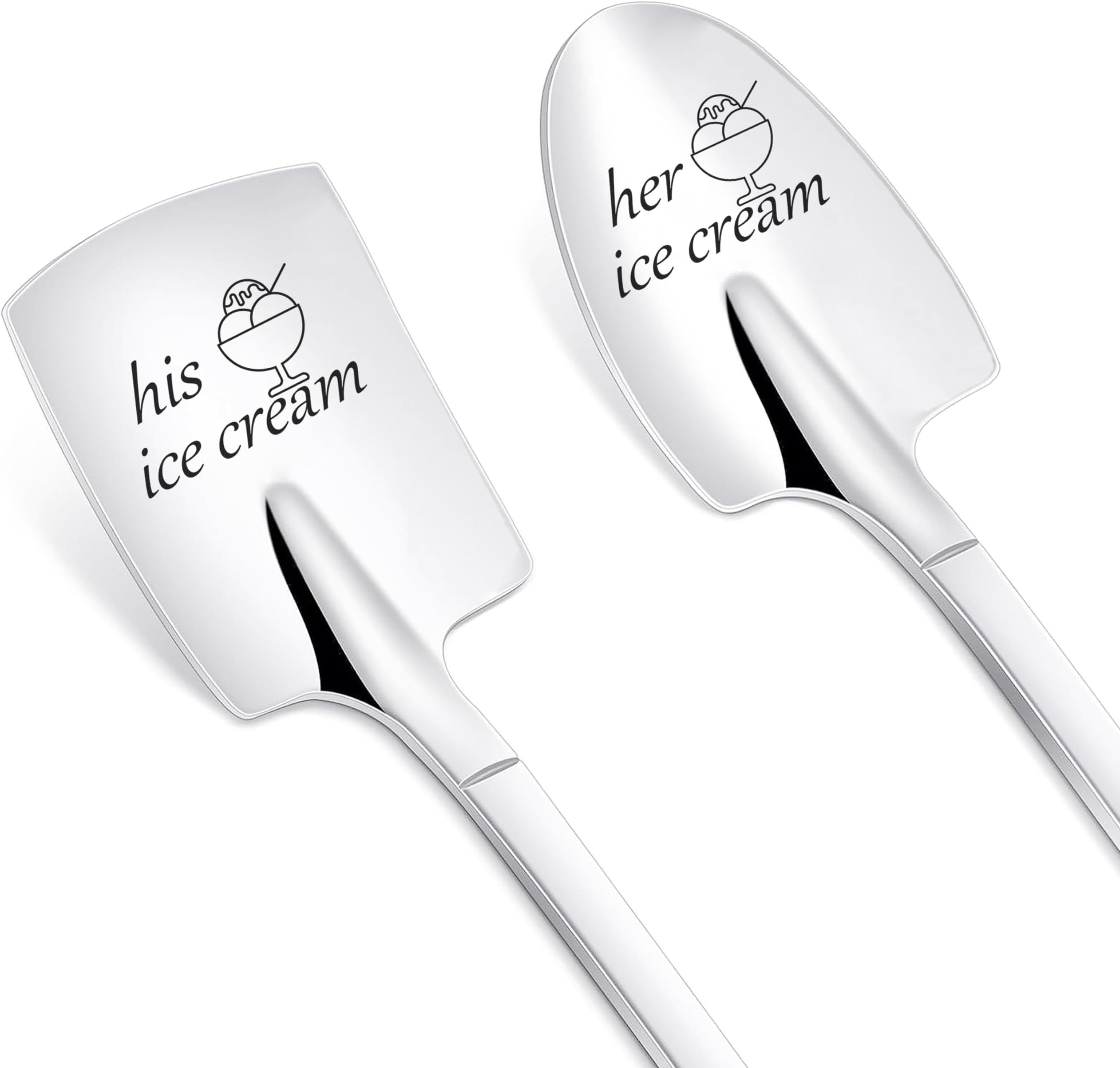 Amazon.com: XQLZY Love You Love You More Funny Couples Spoon Set, Ice ...