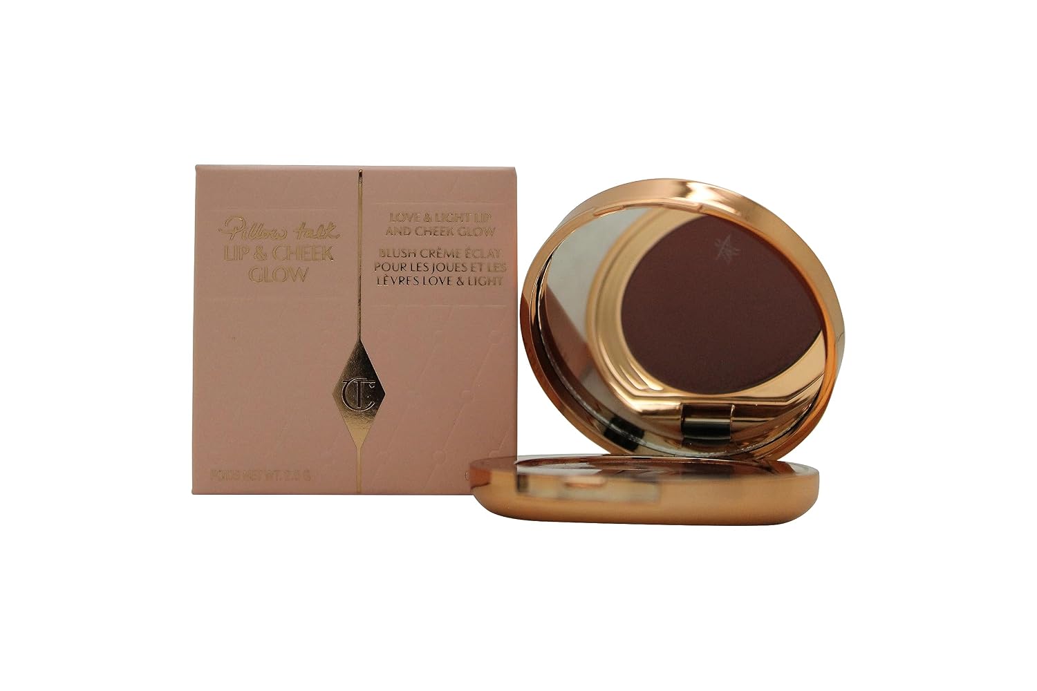 Amazon.com : CHARLOTTE TILBURY Pillow Talk Lip & Cheek Glow - Colour of ...