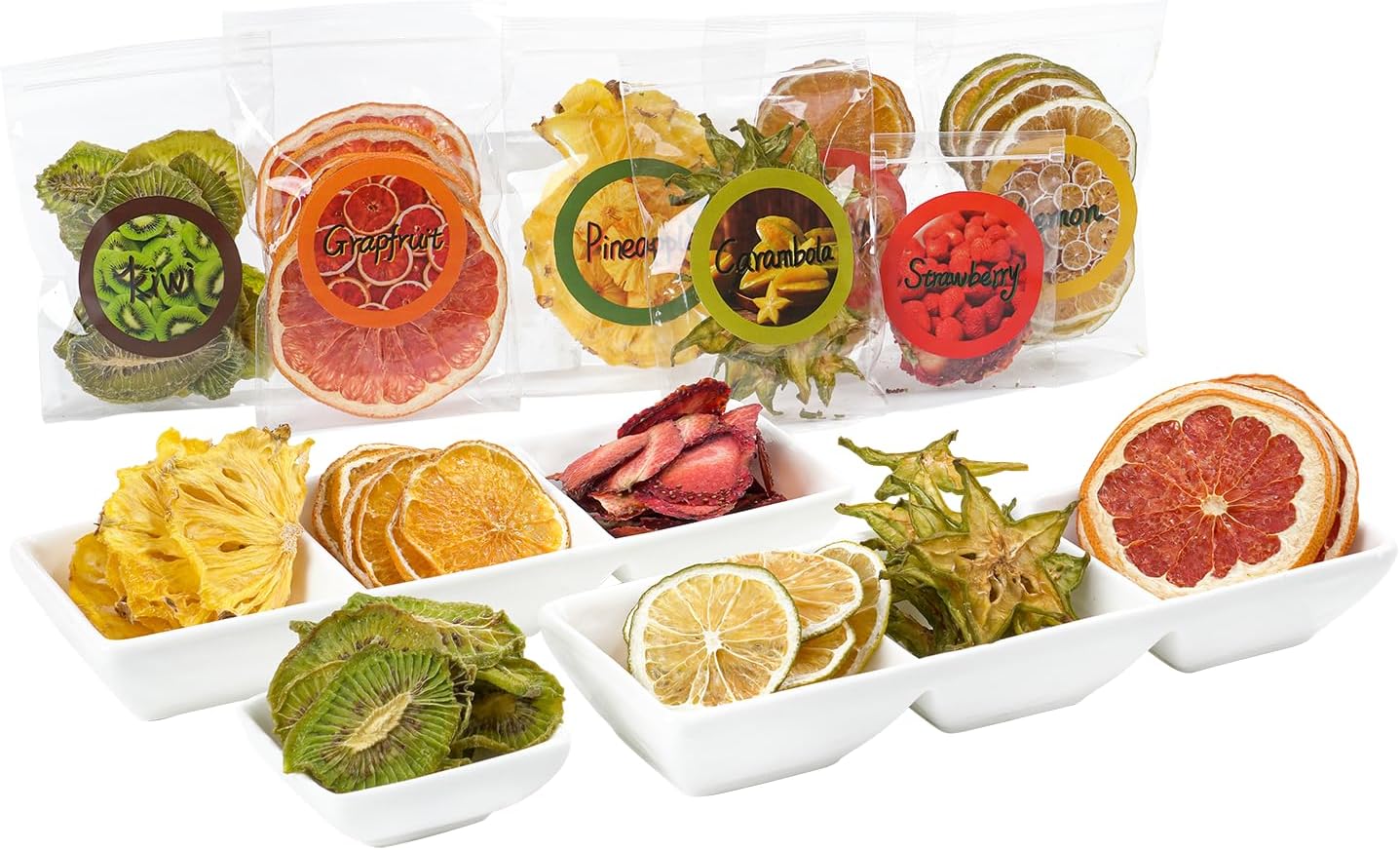 Amazon.com: Natural Dried Fruit Kit for DIY Crafts - 7 Packs, Perfect ...