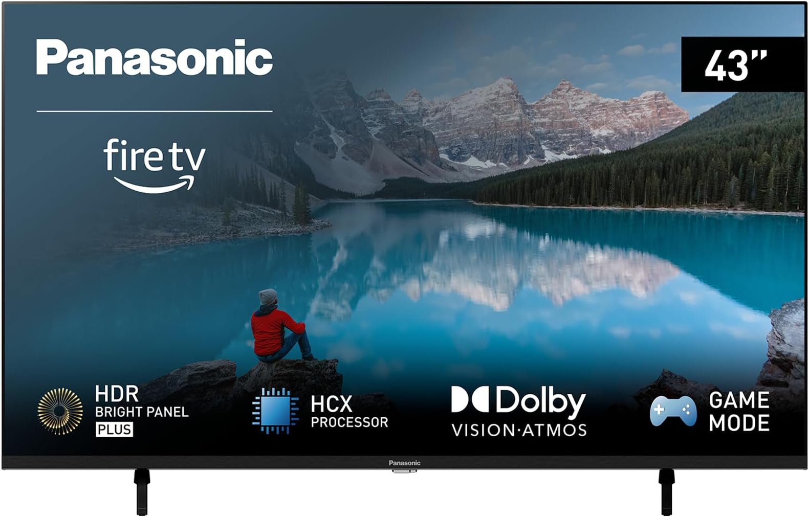 Panasonic TX-43MX600E, 43 Inch 4K Ultra HD LED Smart TV, High Dynamic Range (HDR), Linux TV ...